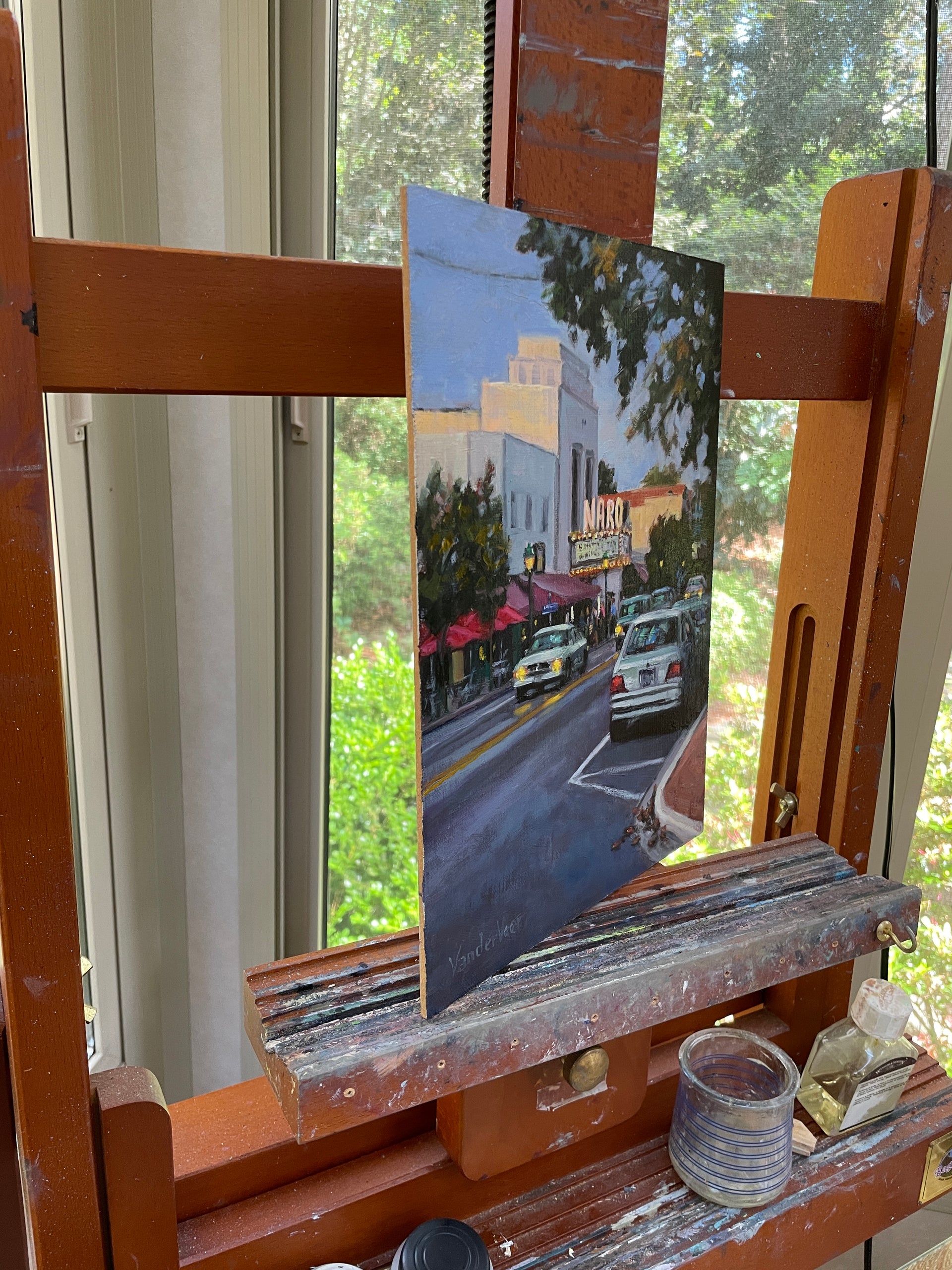 Movie Night by Faye Vander Veer - oil painting | UGallery
