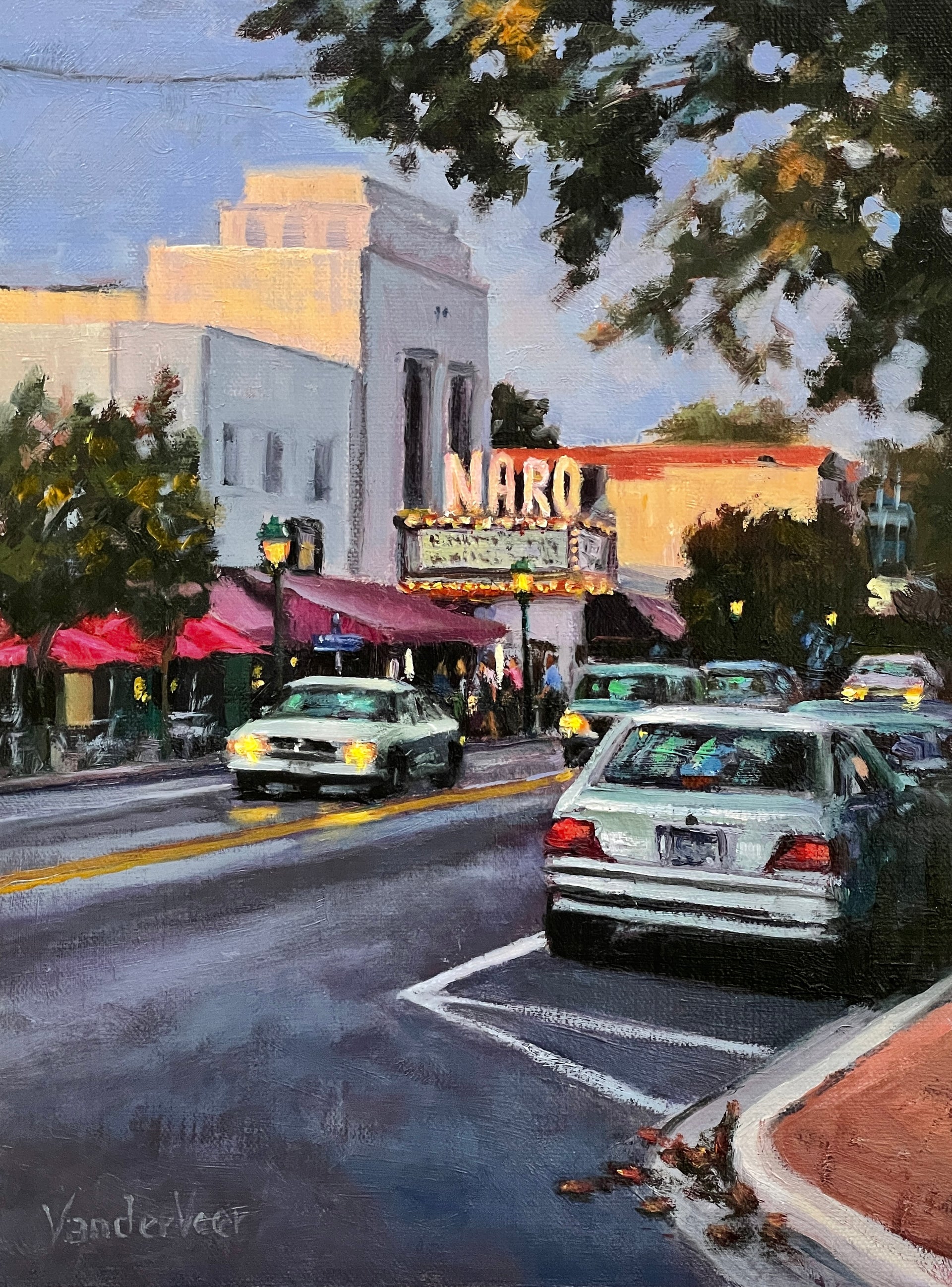 Movie Night by Faye Vander Veer - oil painting | UGallery