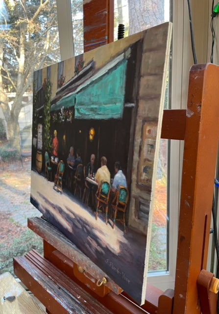 Shadows of Paris by Faye Vander Veer - oil painting | UGallery