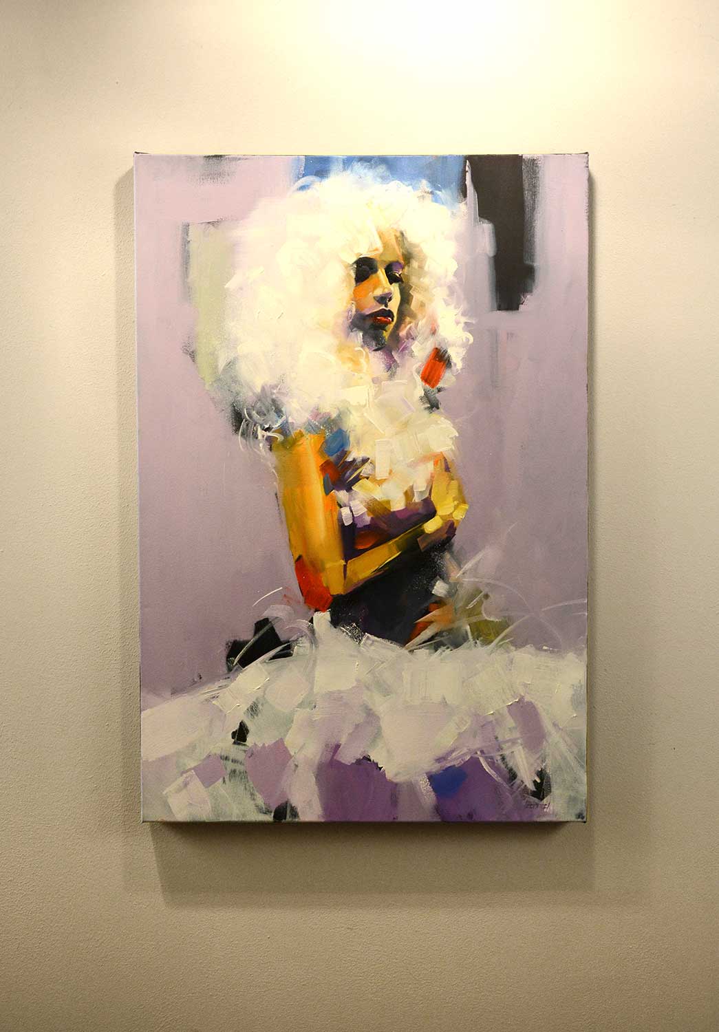 White Dancer by Gary Leonard - oil painting | UGallery