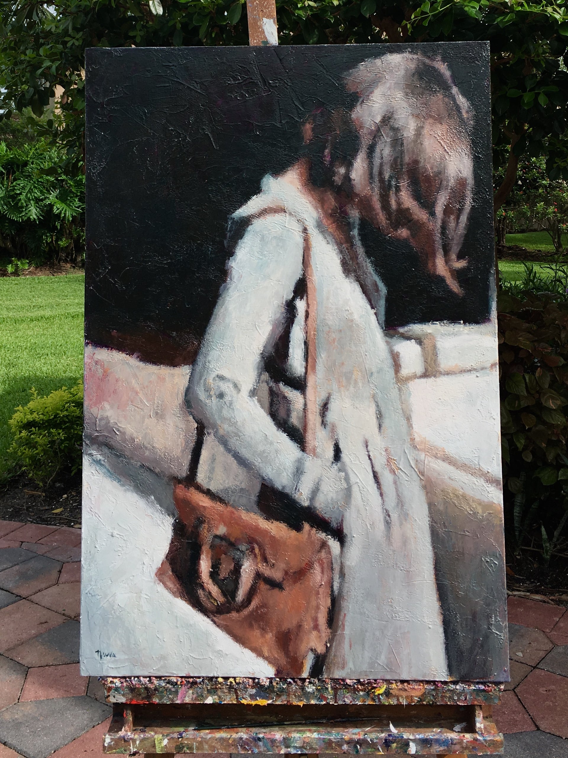 Look Inward by Nava Lundy - acrylic painting | UGallery