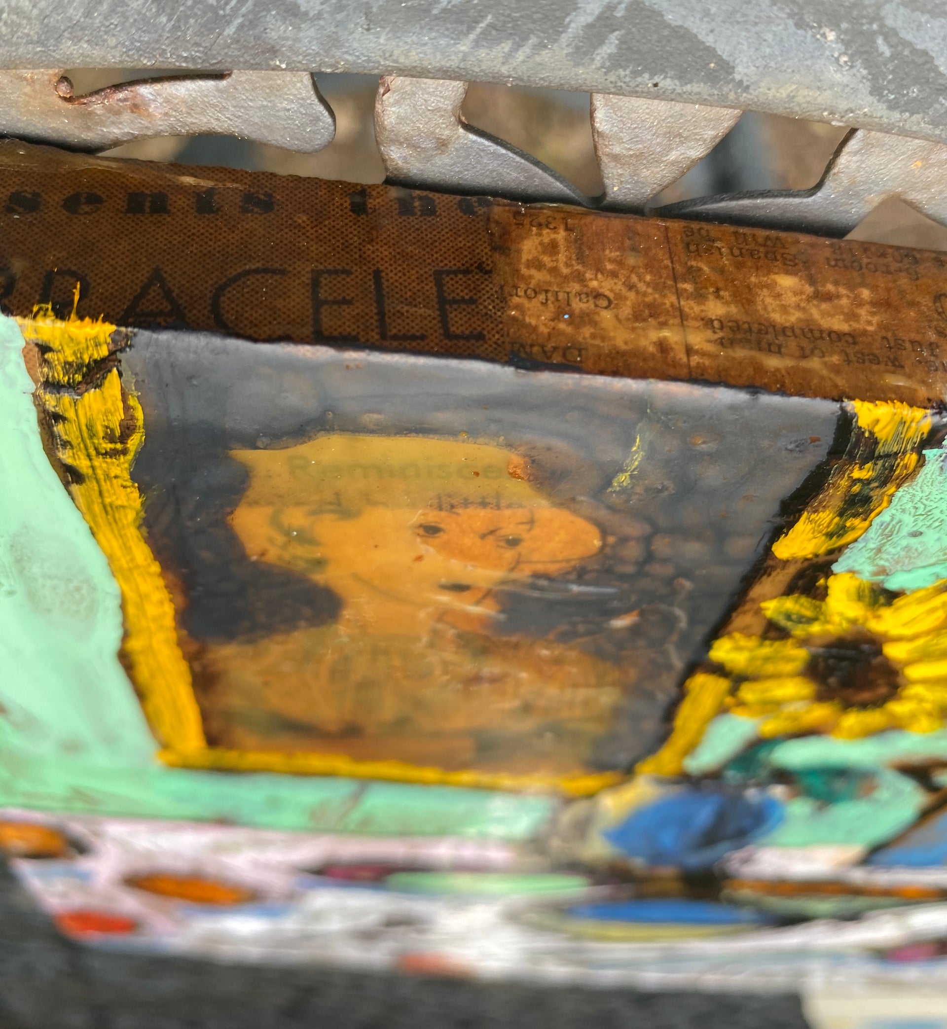 Table with Bowls and Flowers by James Hartman - encaustic artwork ...