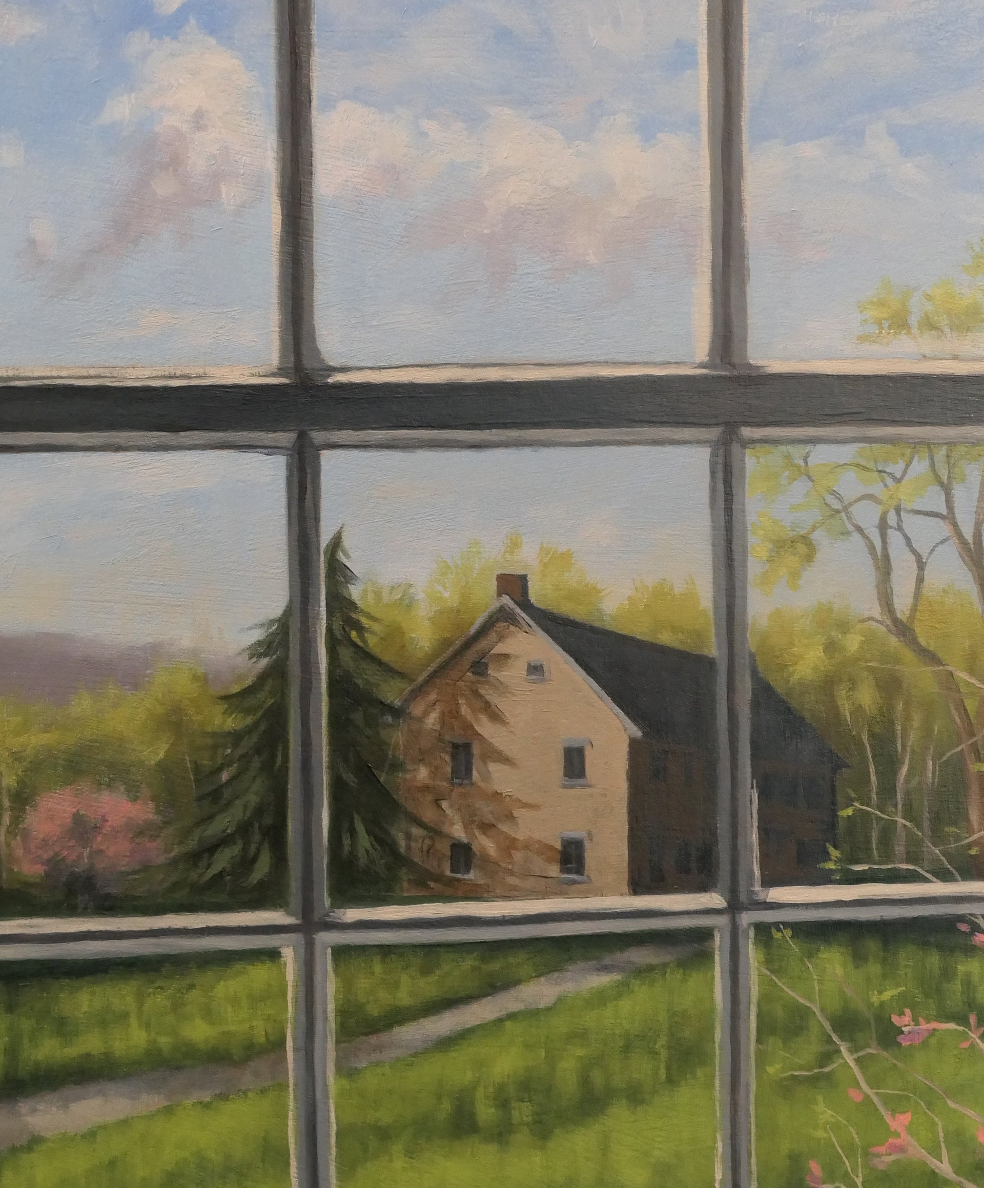 View of the Qually House by Jay Jensen - oil painting | UGallery