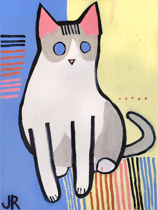 Poppleton by Jessica JH Roller - acrylic painting | UGallery