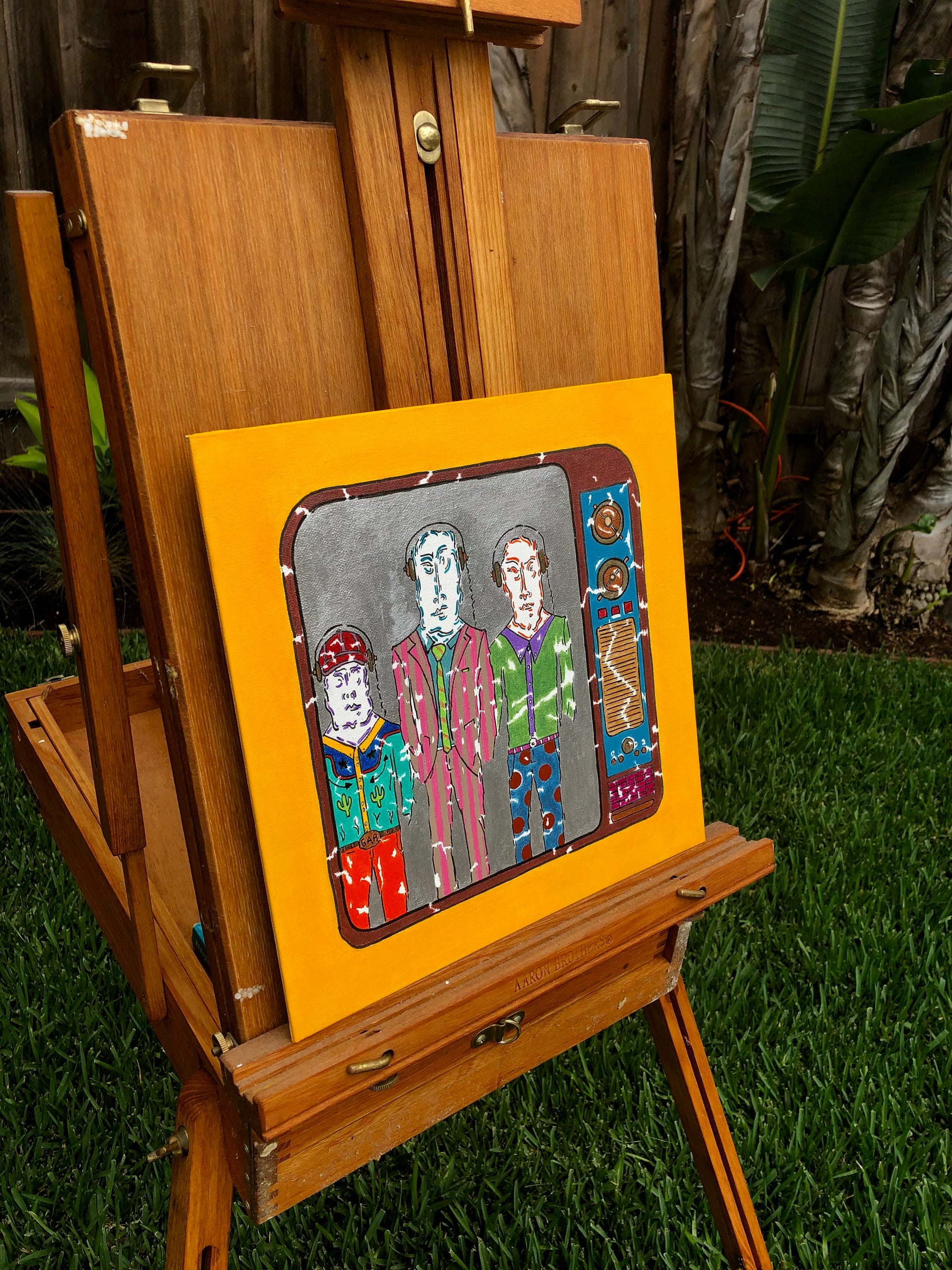 On TV by John McCabe - acrylic painting | UGallery