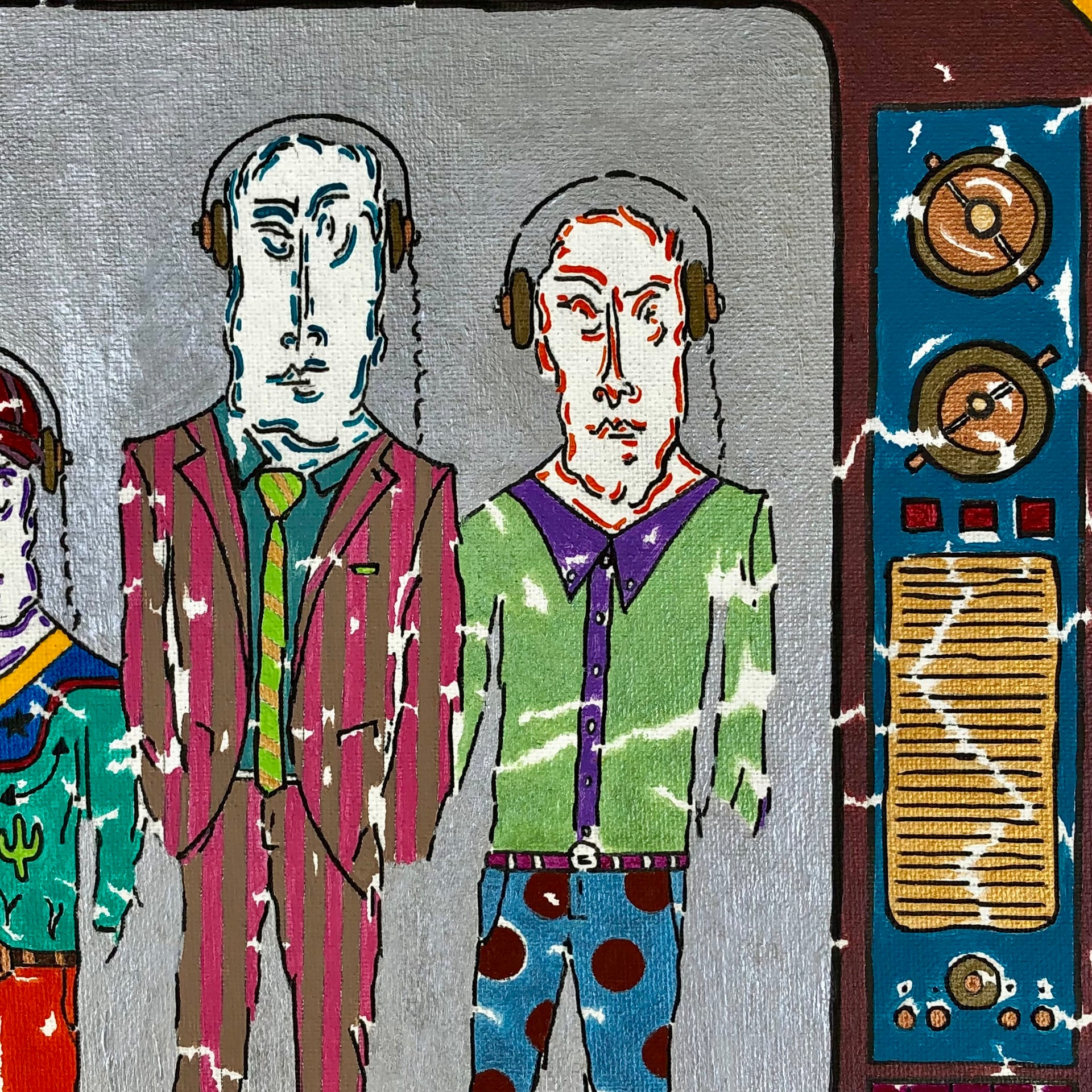 On TV by John McCabe - acrylic painting | UGallery