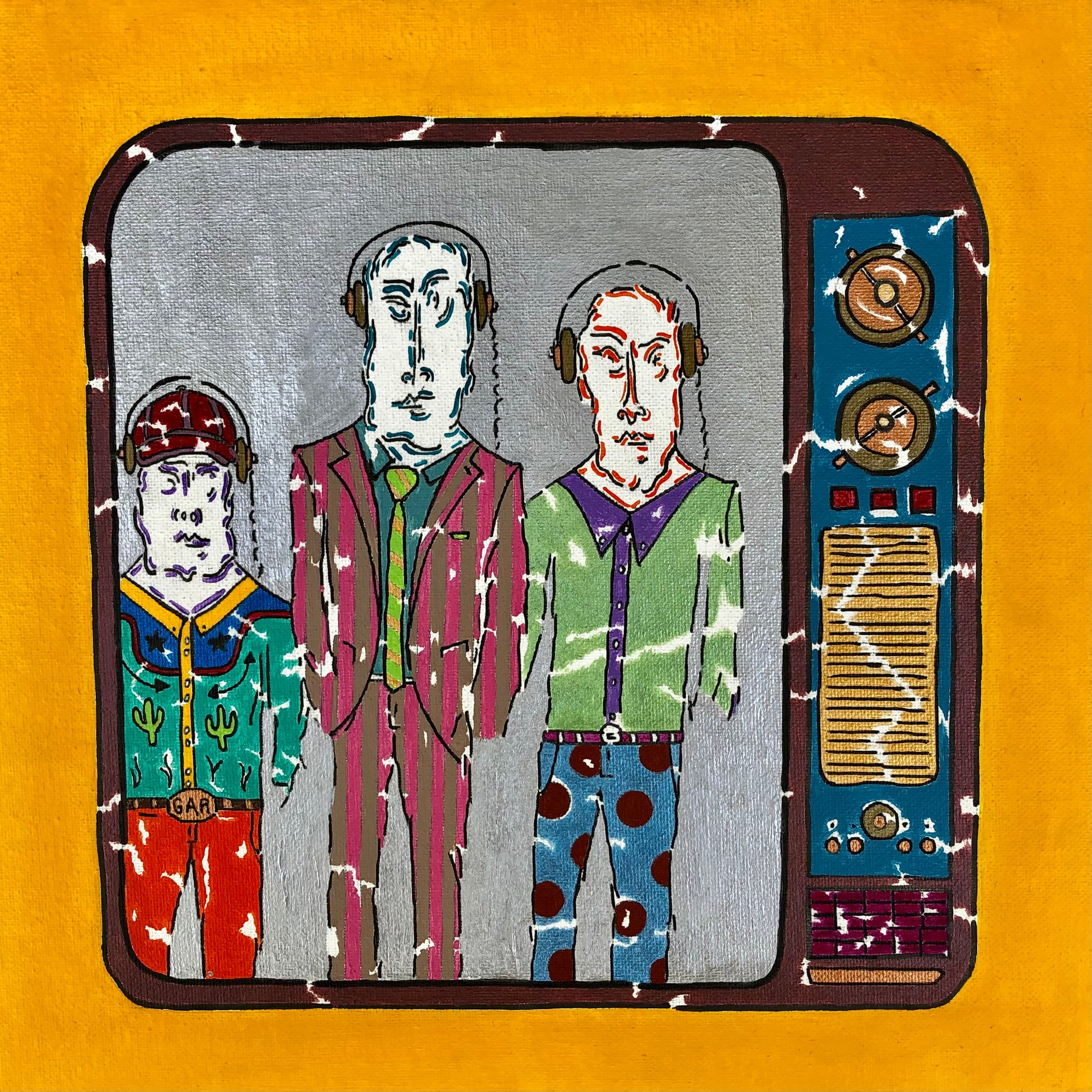 On TV by John McCabe - acrylic painting | UGallery