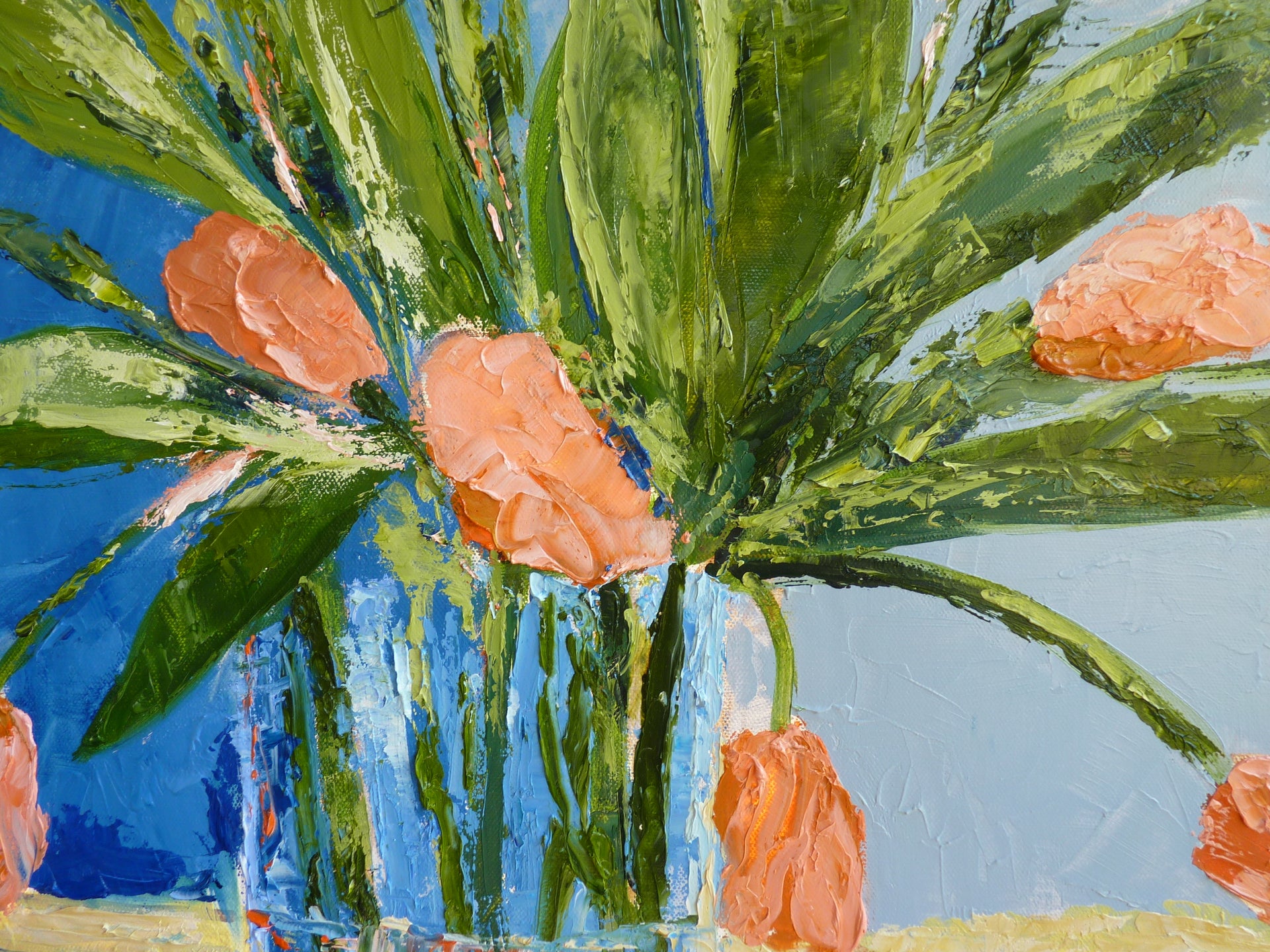 Early Morning Creamsicles 2 - Commission by Judy Mackey - oil painting ...