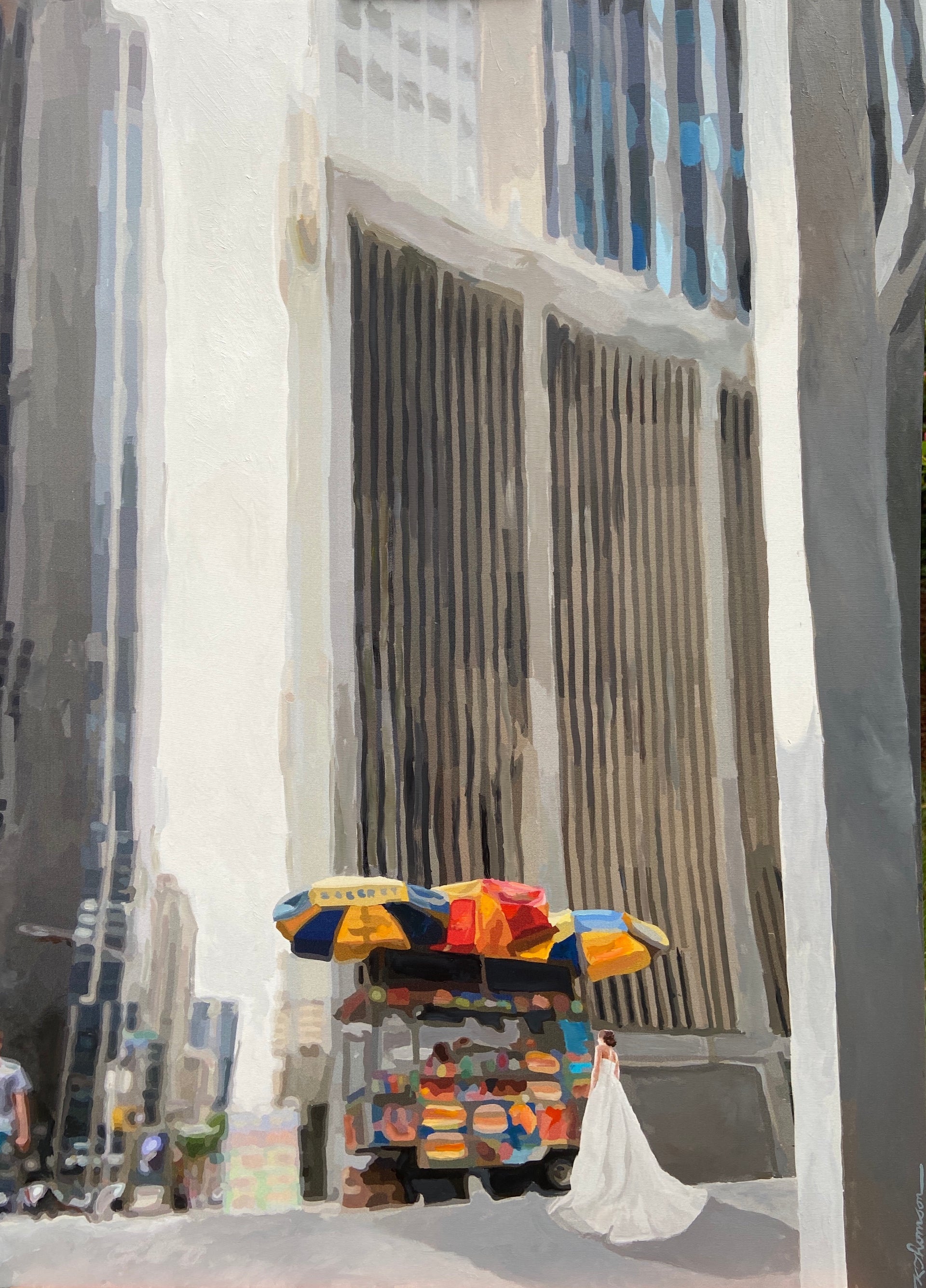 Mid-Ceremony by Keith Thomson - mixed media artwork | UGallery