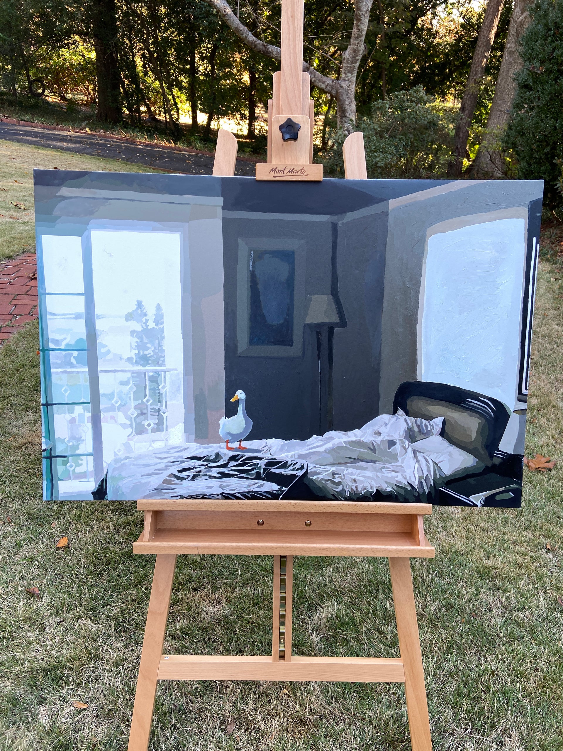 The House-Hunter by Keith Thomson - mixed media artwork | UGallery