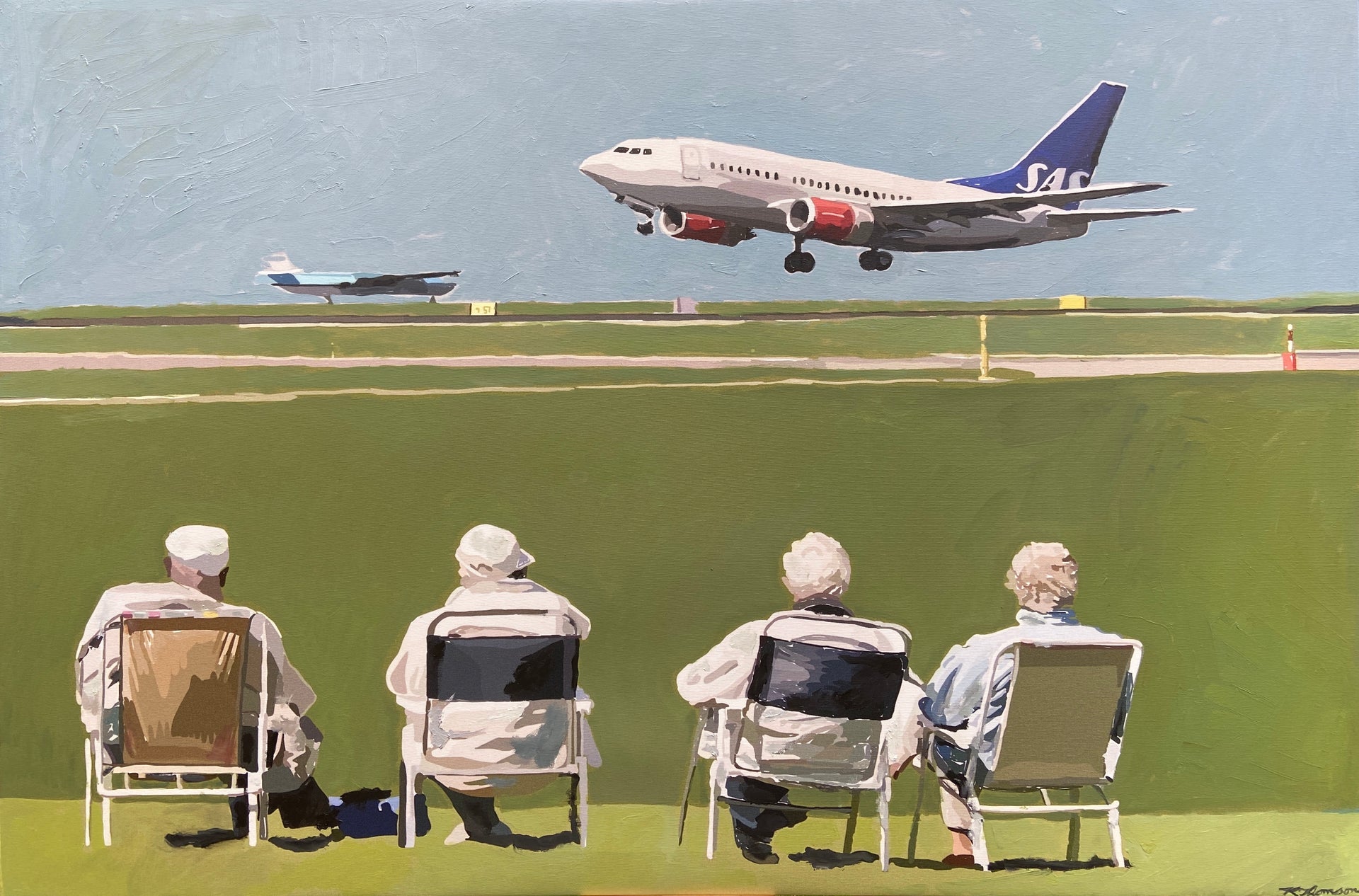 Jet Set by Keith Thomson - oil painting | UGallery