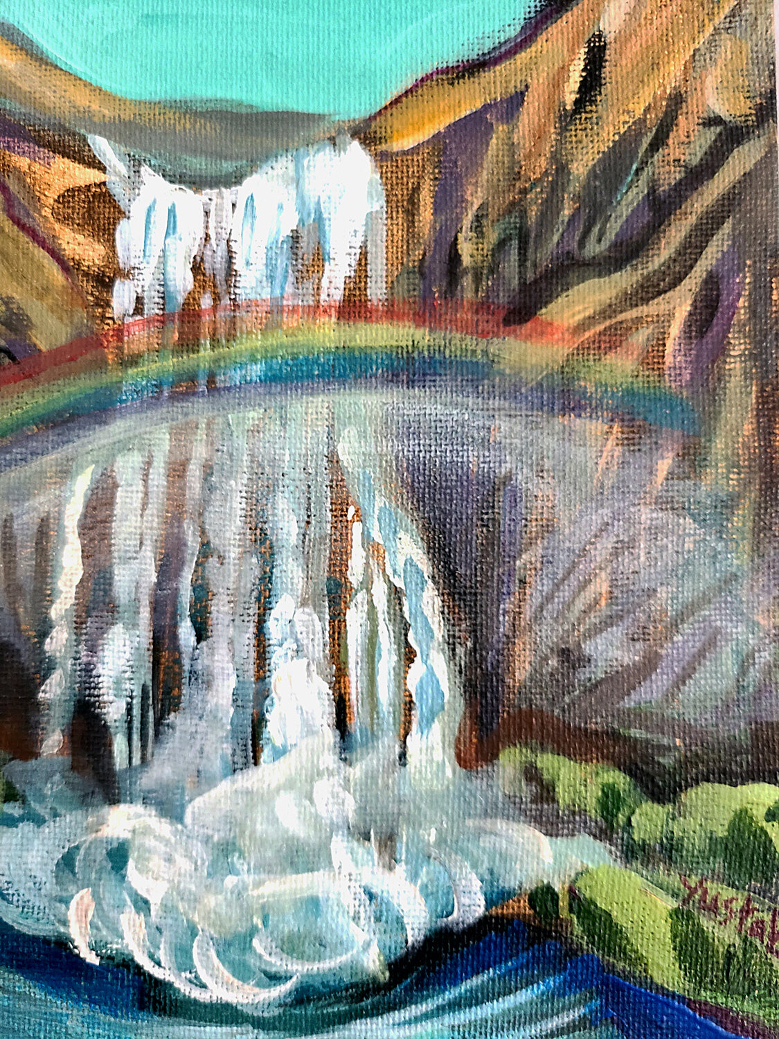 Color Spectrum 1 by Kira Yustak - acrylic painting | UGallery