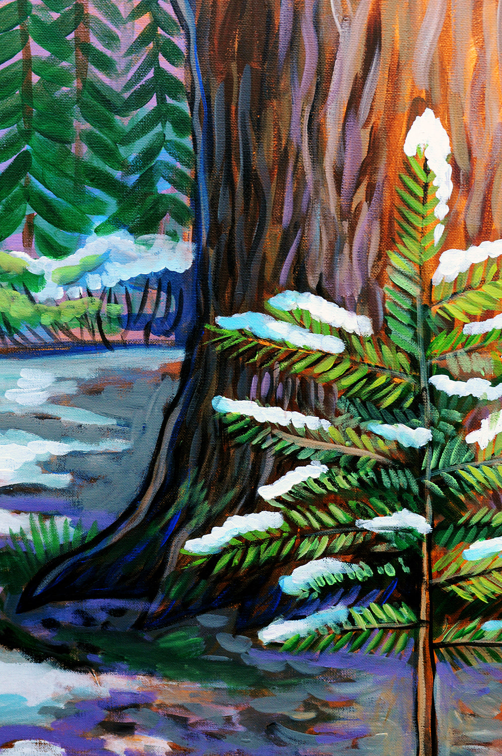 Forest Life Cycle by Kira Yustak - acrylic painting | UGallery