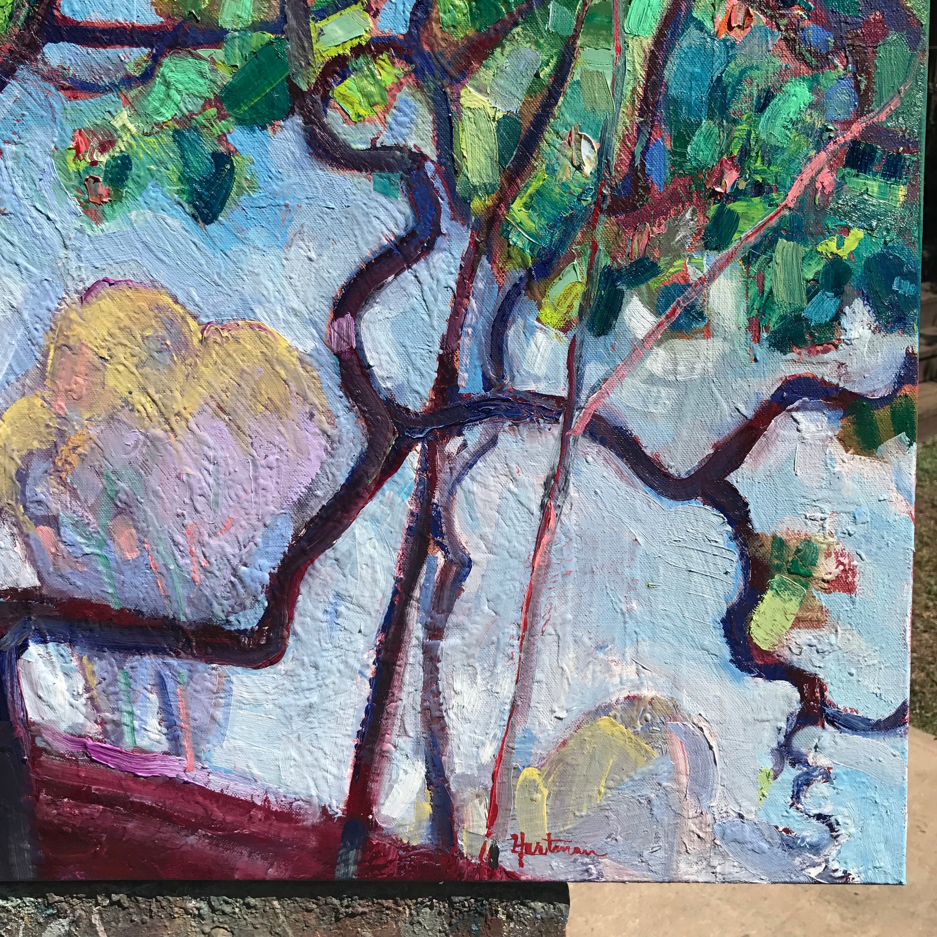 Los Banos Trees by James Hartman - oil painting | UGallery