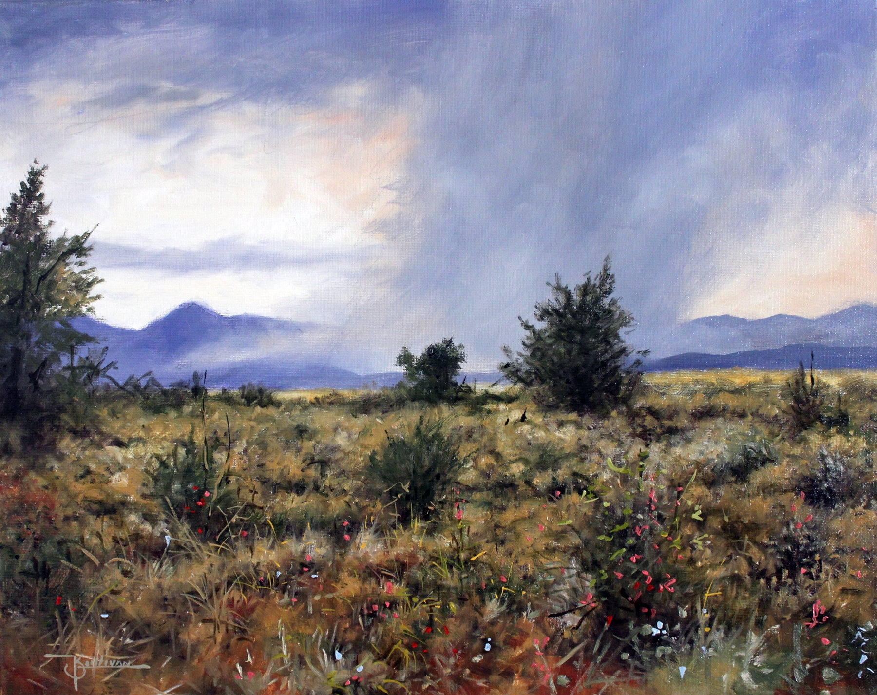 High Plains Storm by Kent Sullivan - oil painting | UGallery