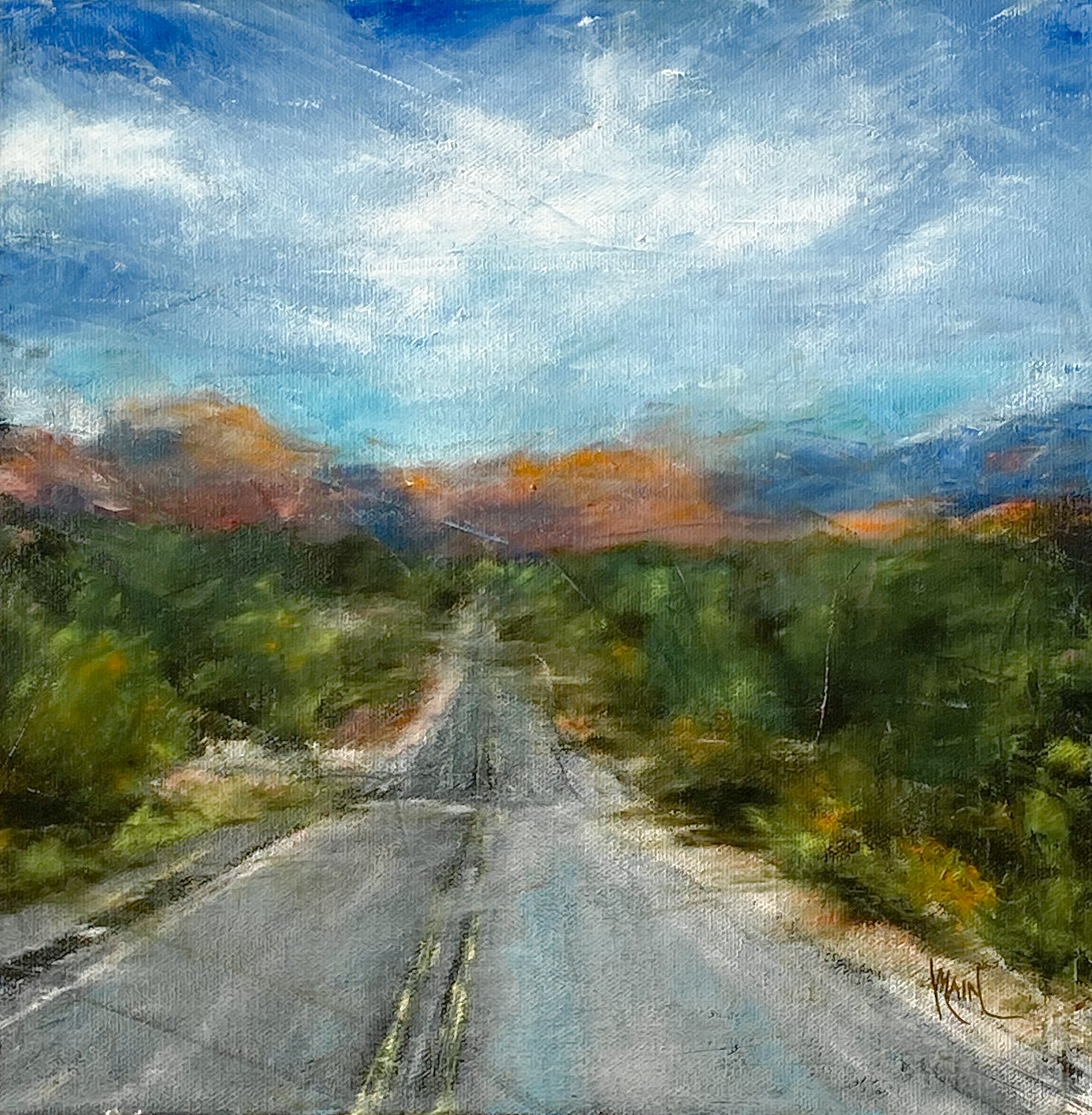 Sedona by Mandy Main - oil painting | UGallery
