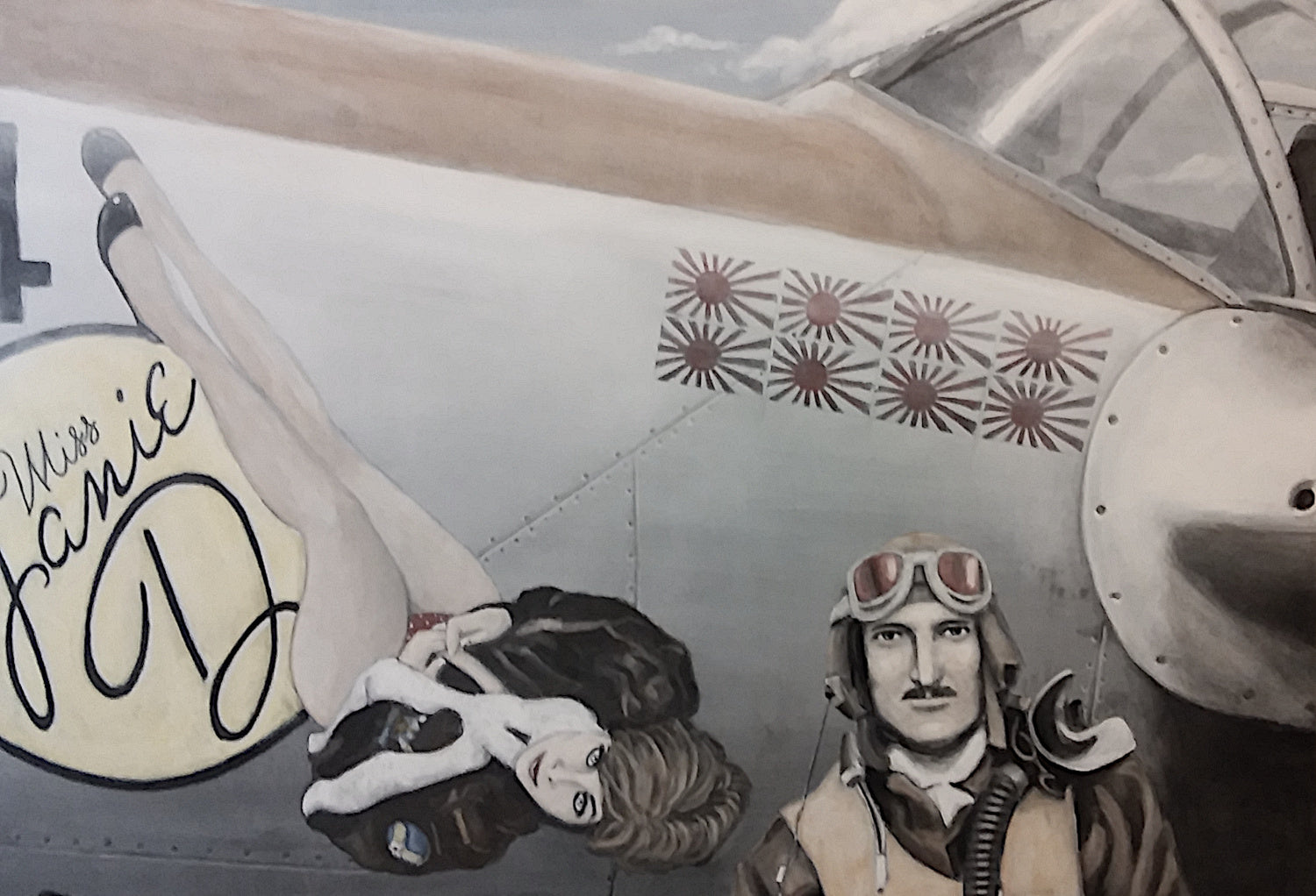 MissJanieD - Commission by Mark Cudd - acrylic painting | UGallery