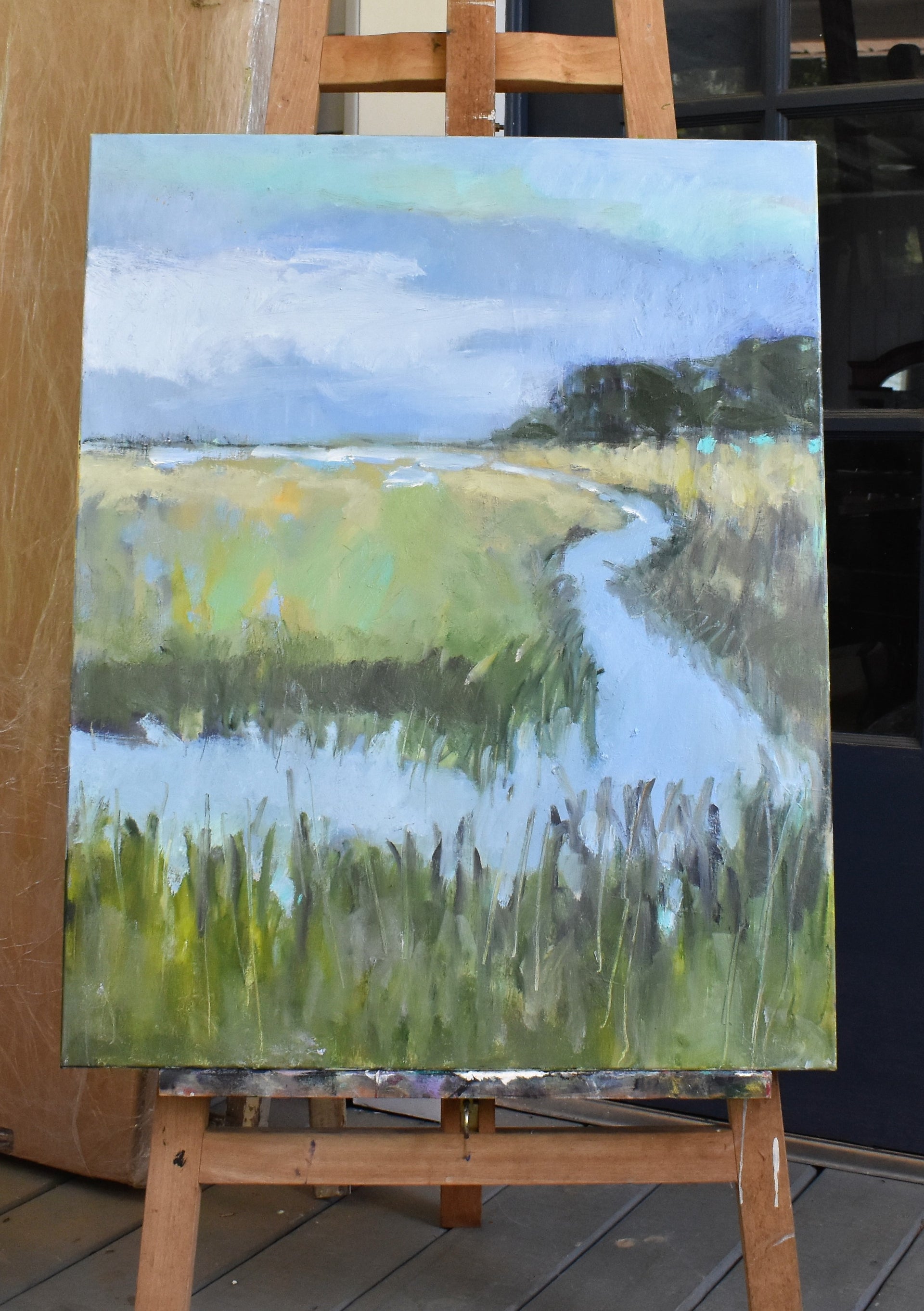 A Day In The Marsh by Mary Pratt - oil painting | UGallery