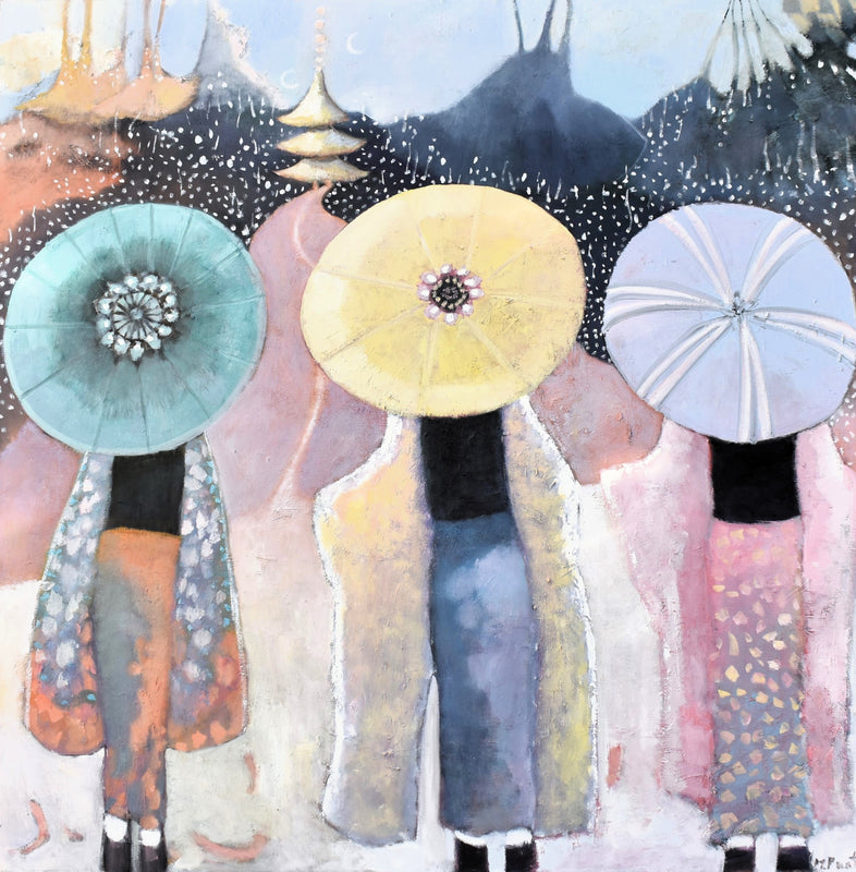 Tale of Two Moons by Mary Pratt - oil painting | UGallery