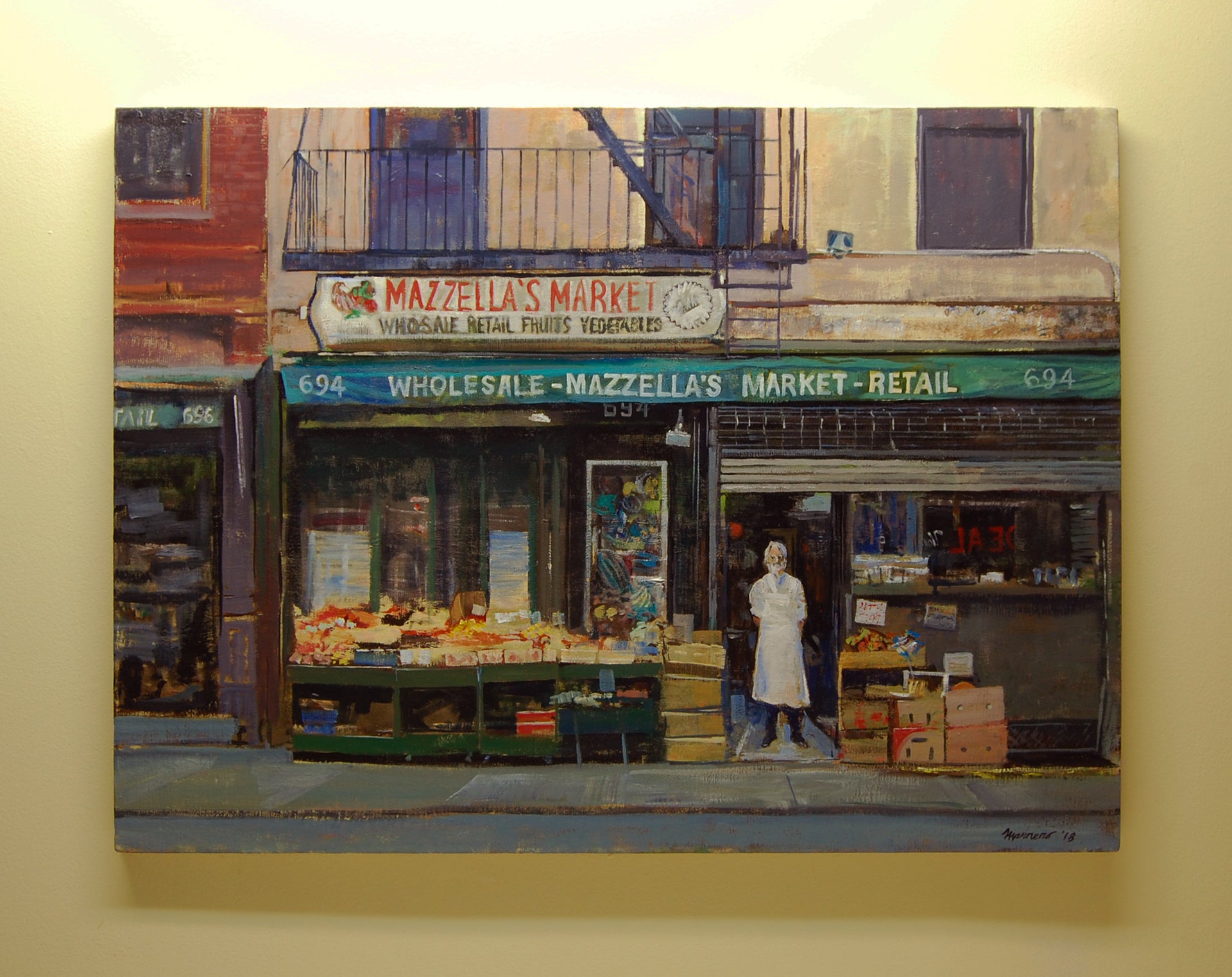Mazzella's Market by Onelio Marrero - oil painting | UGallery
