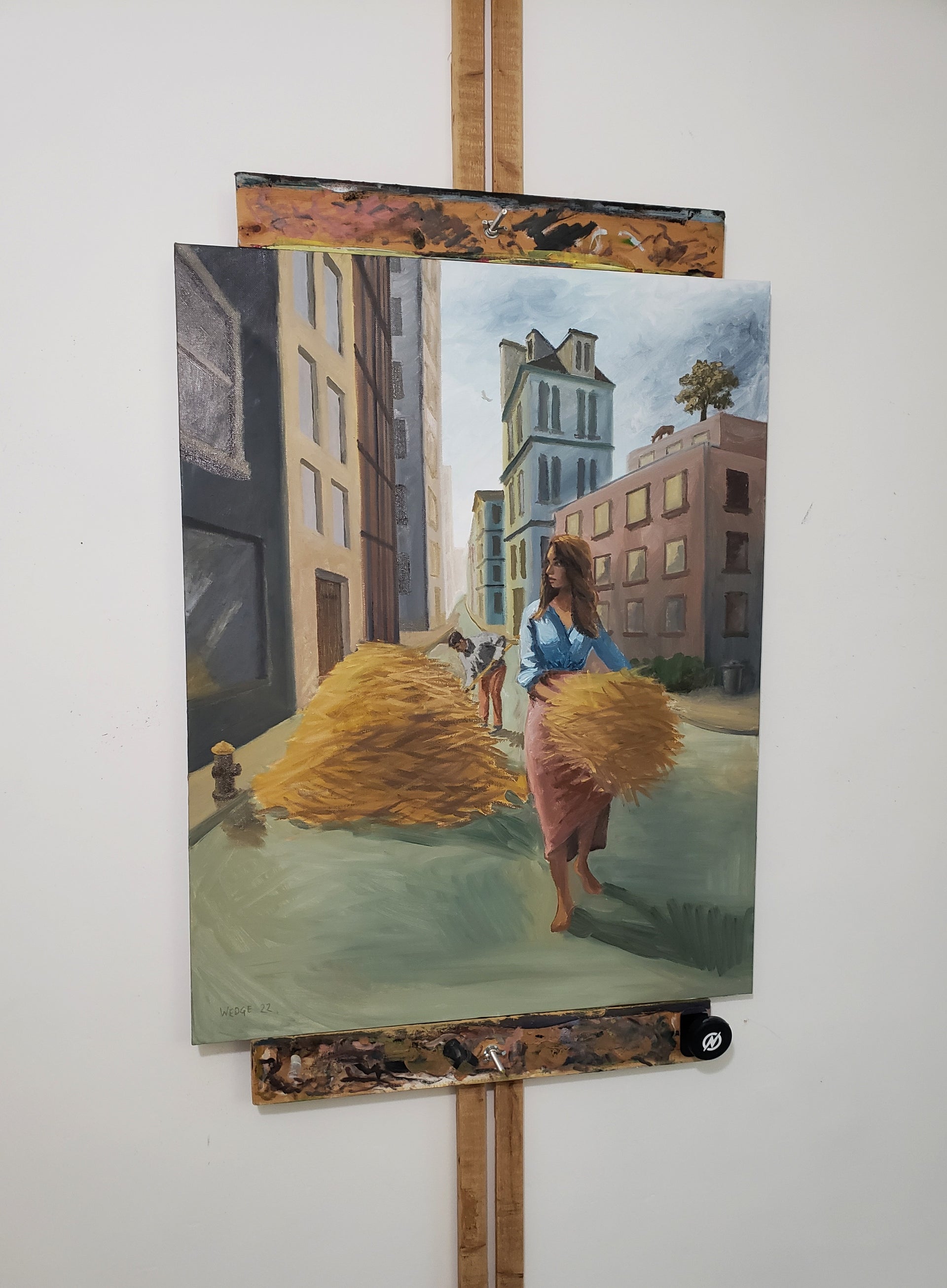 Gleaning by Michael Wedge - oil painting | UGallery