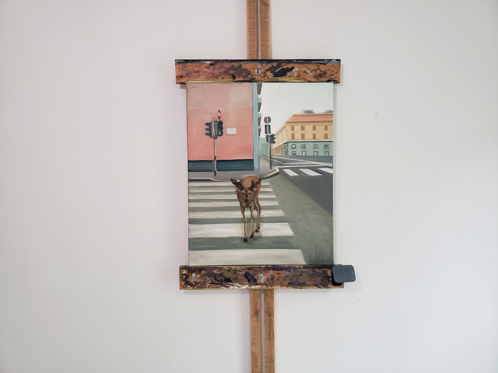 Pedestrian by Michael Wedge - oil painting | UGallery