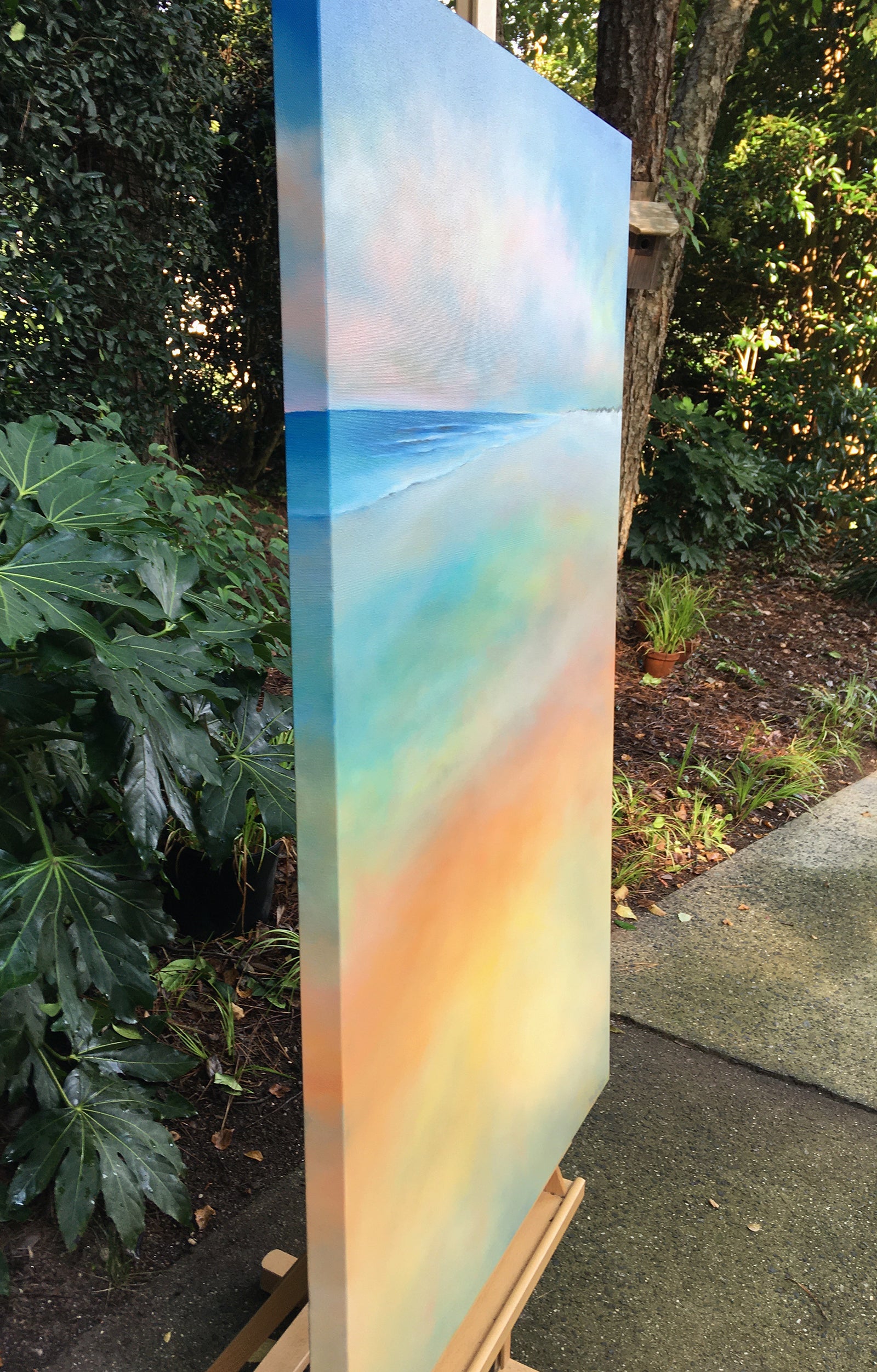 Colors in the Sand by Nancy Hughes Miller - oil painting | UGallery