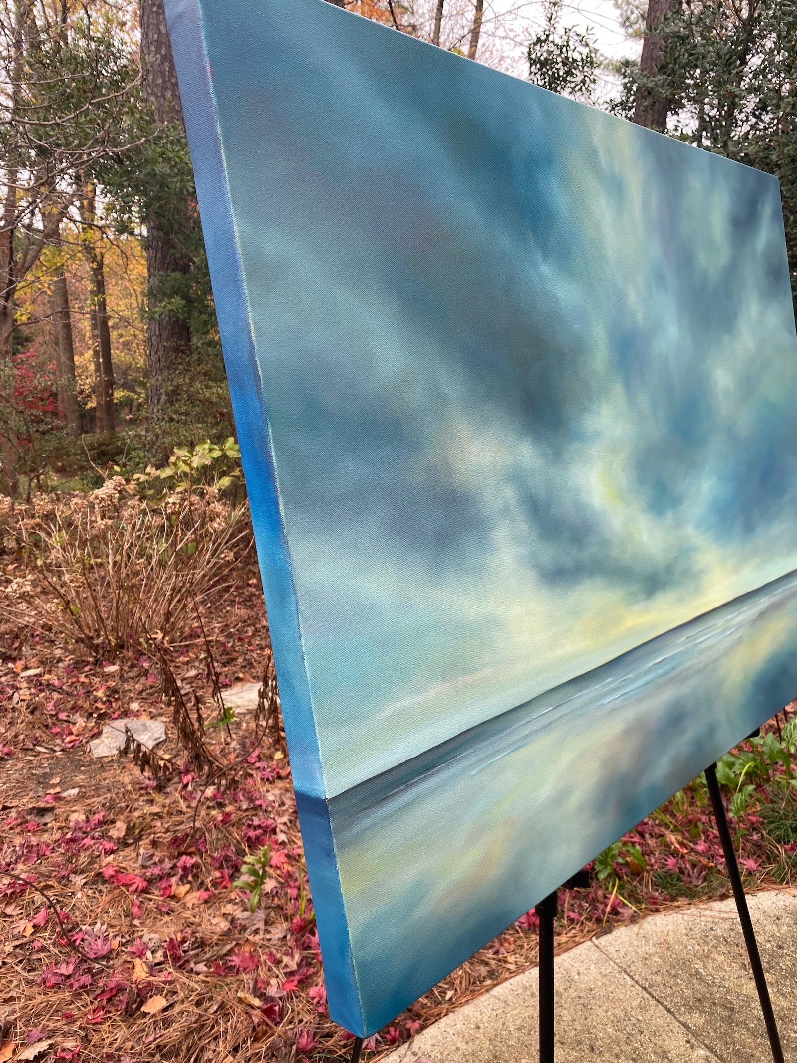 Quiet Beach Light by Nancy Hughes Miller - oil painting | UGallery