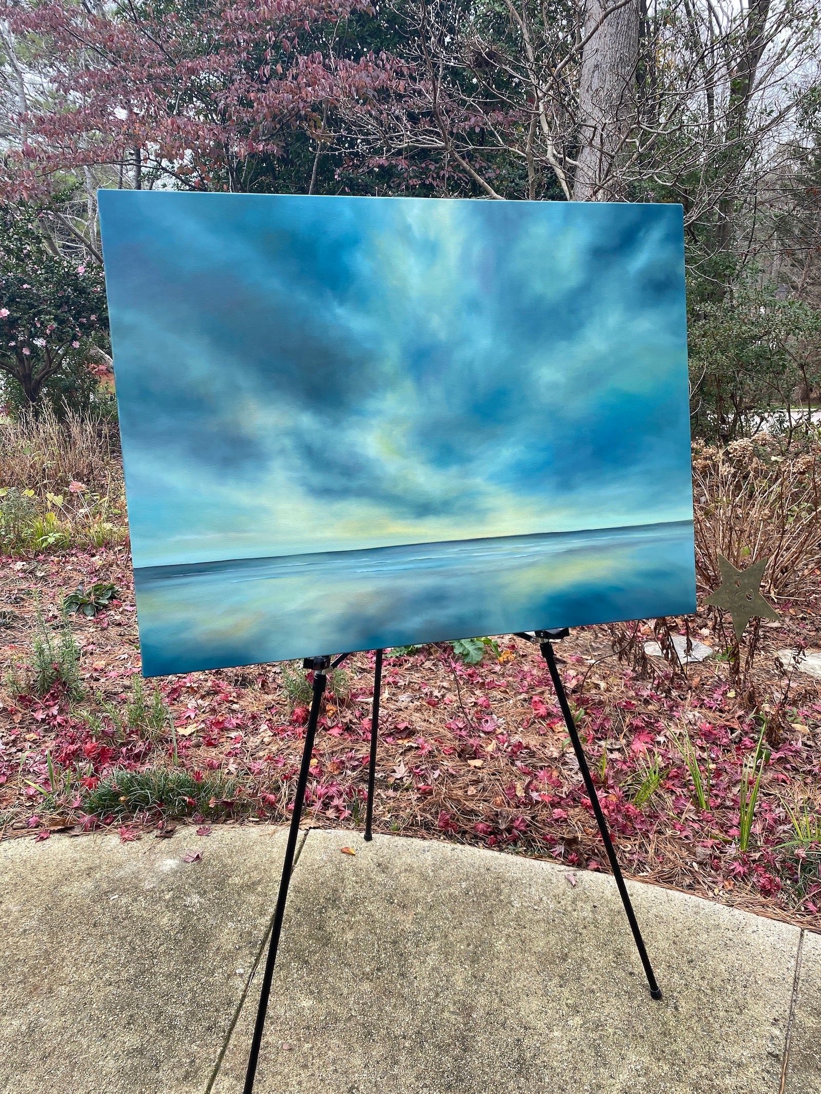 Quiet Beach Light by Nancy Hughes Miller - oil painting | UGallery