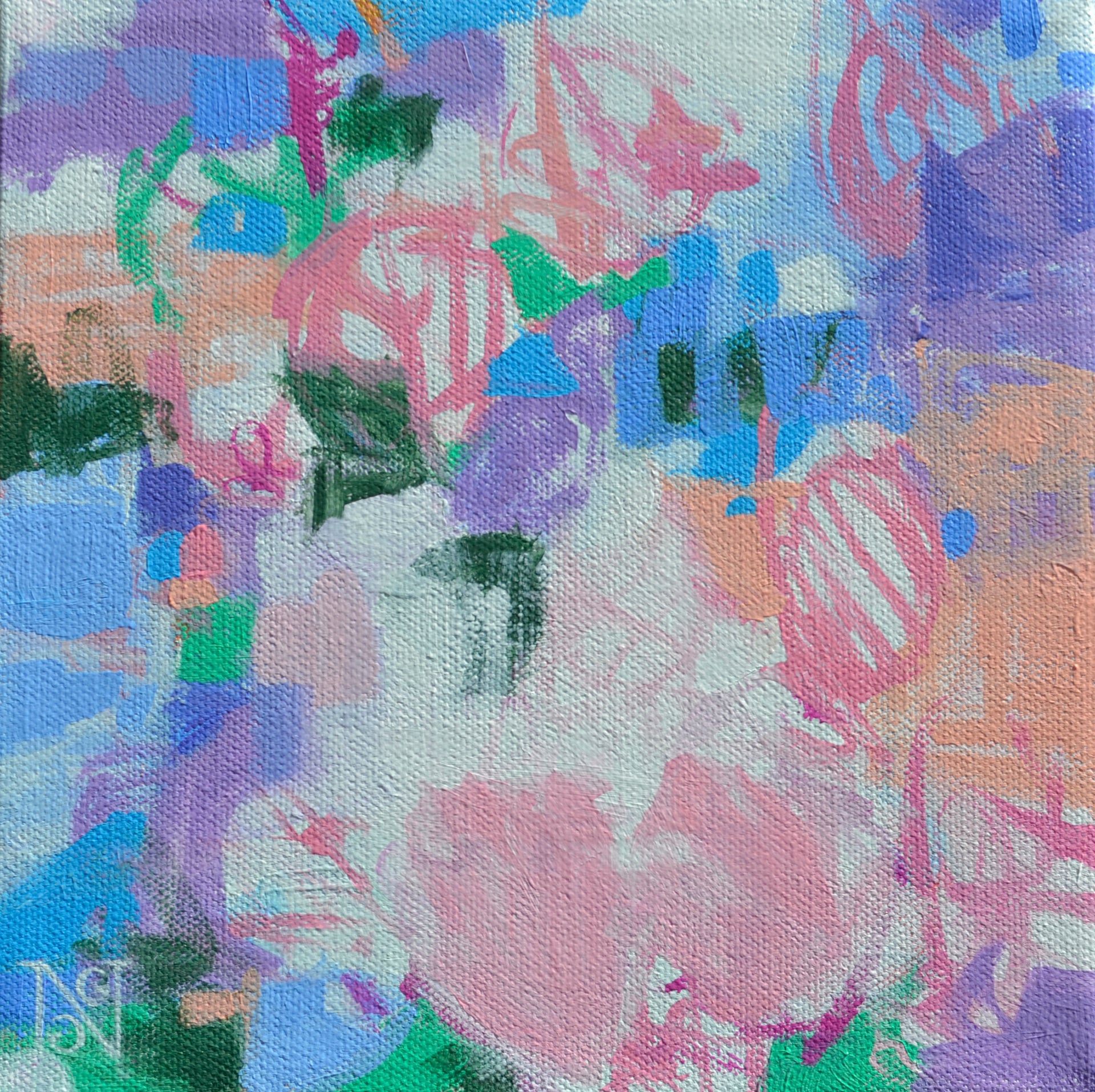 Flower Shop by Natalie George - acrylic painting | UGallery