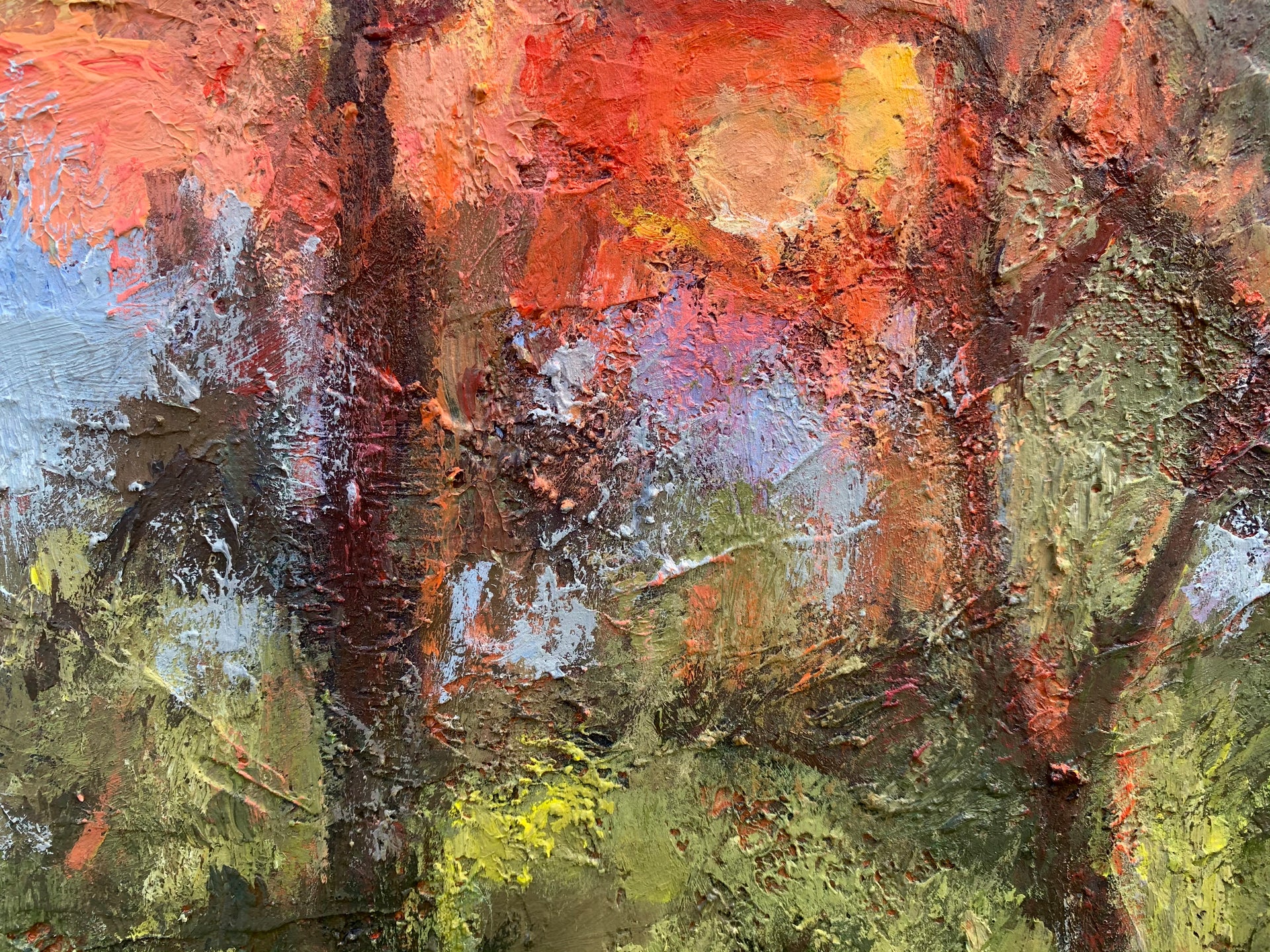 Mountain Meditation by Nava Lundy - acrylic painting | UGallery