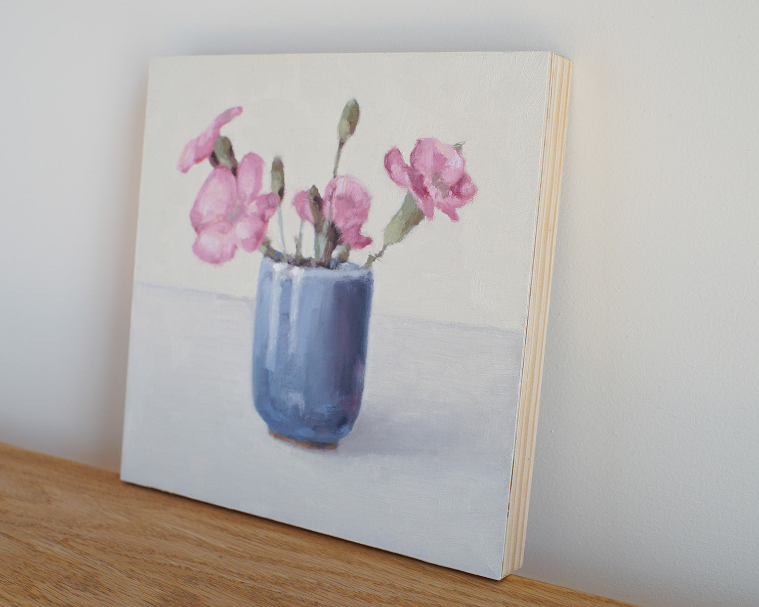 Fresh Pink Bouquet by Nicole Lamothe - oil painting | UGallery