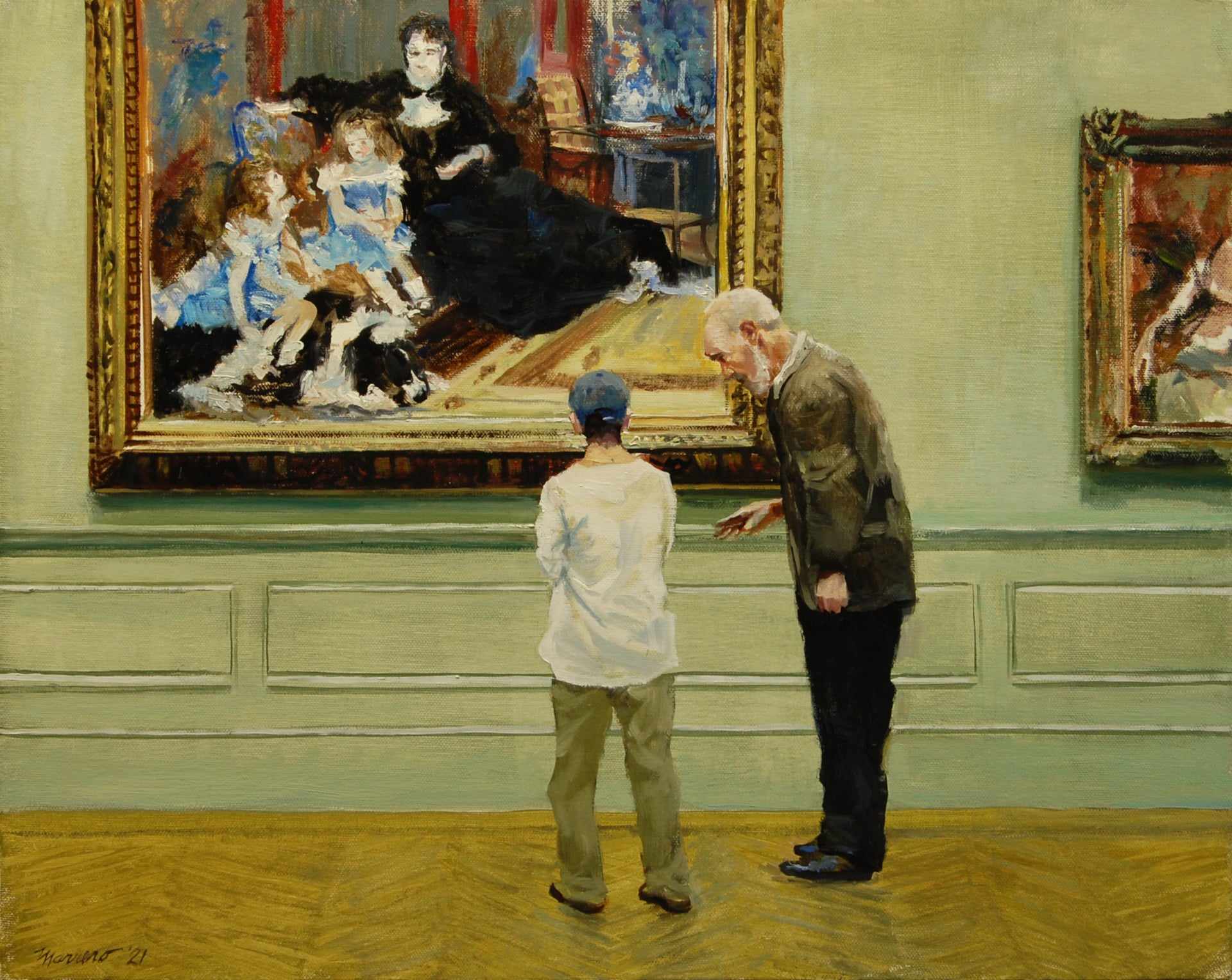 Generations by Onelio Marrero - oil painting | UGallery