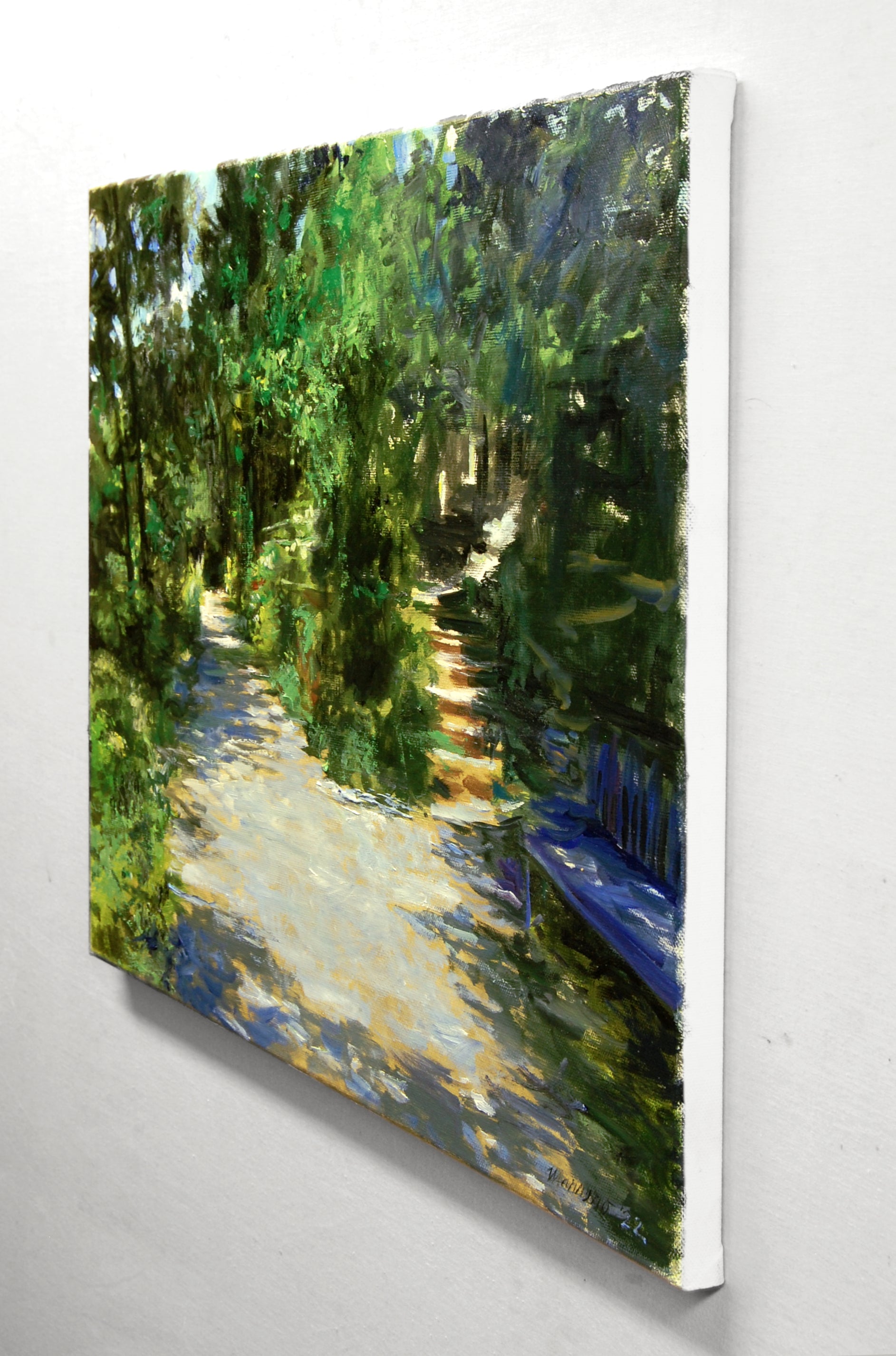 Lambertville Towpath by Onelio Marrero - oil painting | UGallery