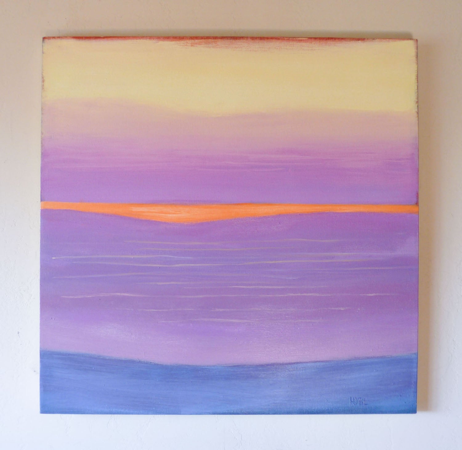 Orange Divide by Heidi Hybl - oil painting | UGallery