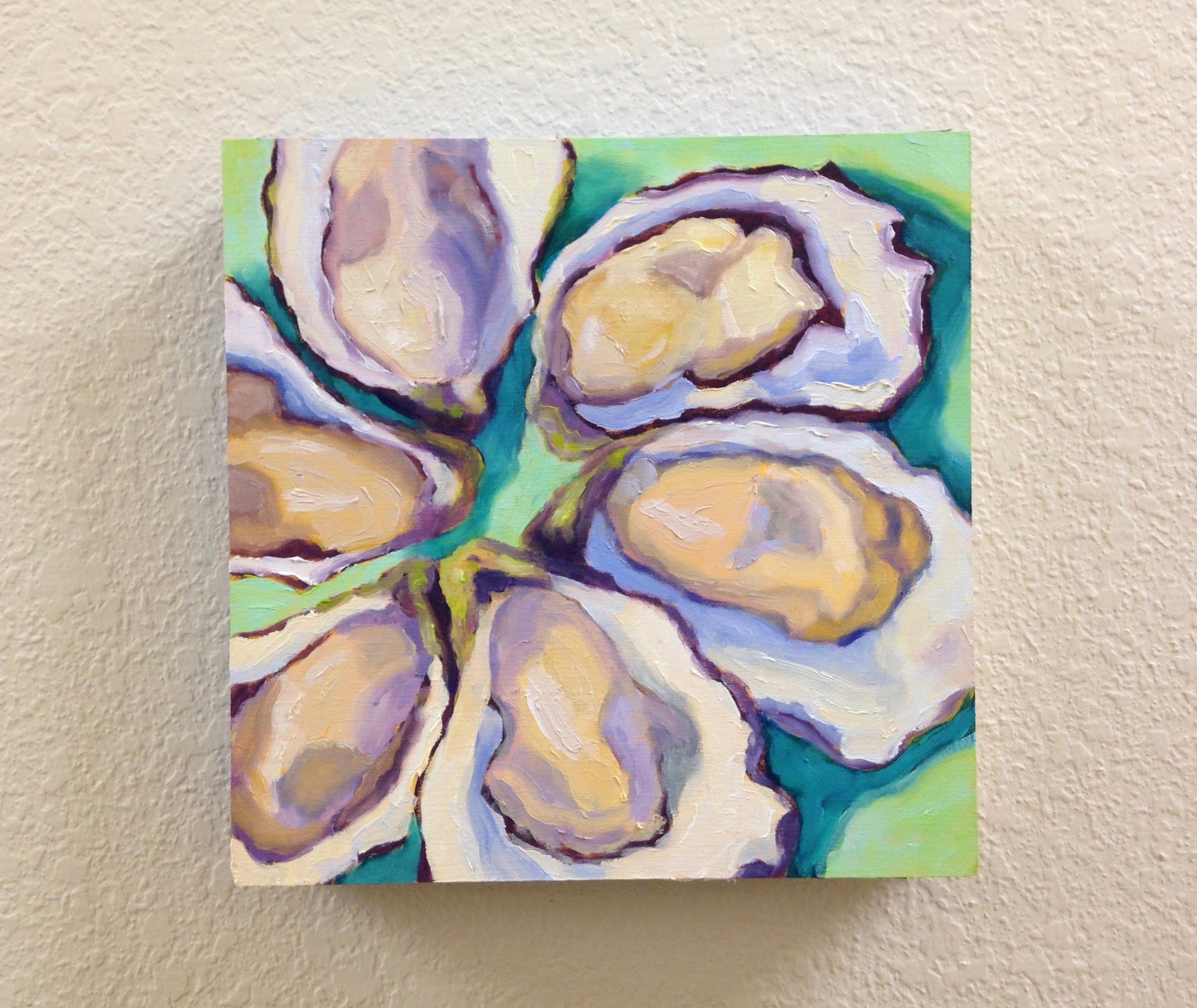 Six Oysters by Pat Doherty - oil painting | UGallery