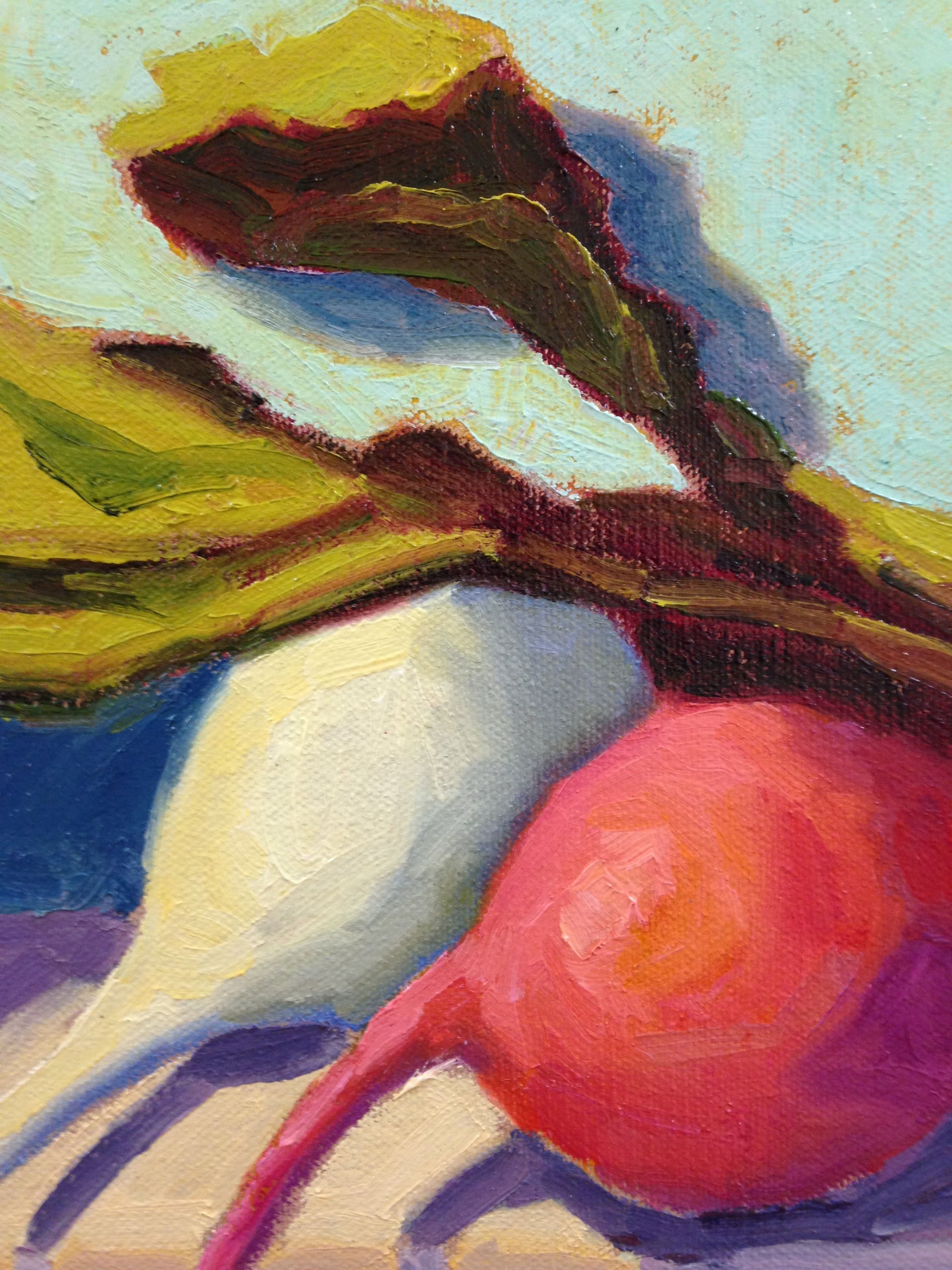 Three Radishes by Pat Doherty - oil painting | UGallery