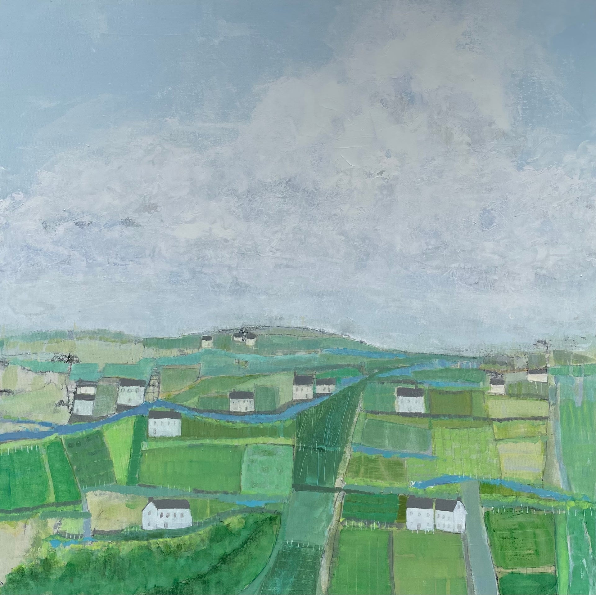 Irish Village II by Pat Forbes - acrylic painting | UGallery