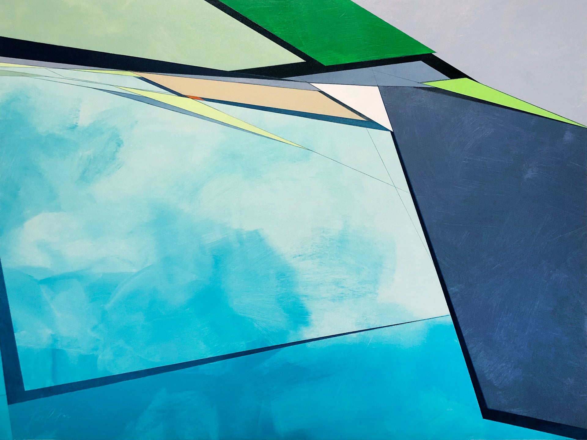 Abstract Landscape #150 by Paul Kirley - acrylic painting | UGallery