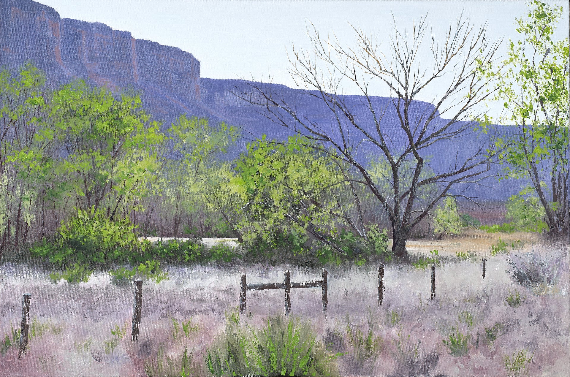 Gateway to the Canyons by Jill Poyerd - oil painting | UGallery