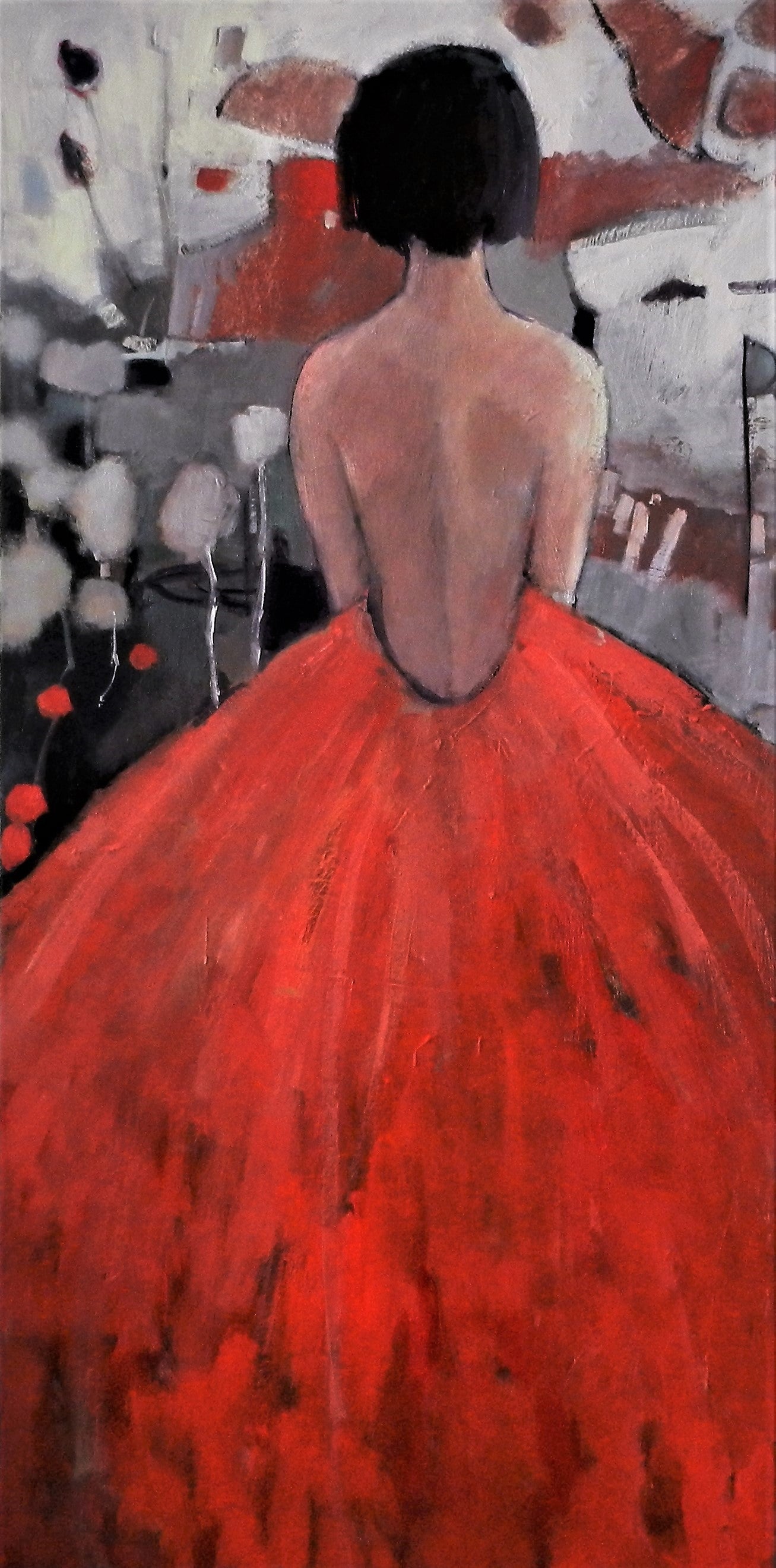 Red Crinoline by Mary Pratt - oil painting | UGallery