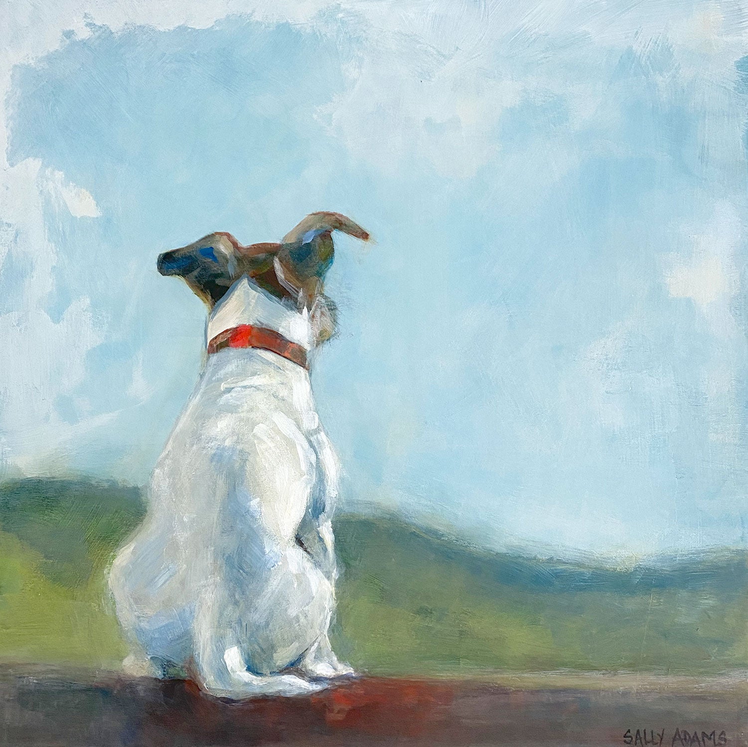 Not Lost by Sally Adams - acrylic painting | UGallery