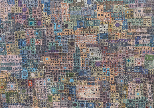 Reticulating Splines by Terri Bell - mixed media artwork | UGallery