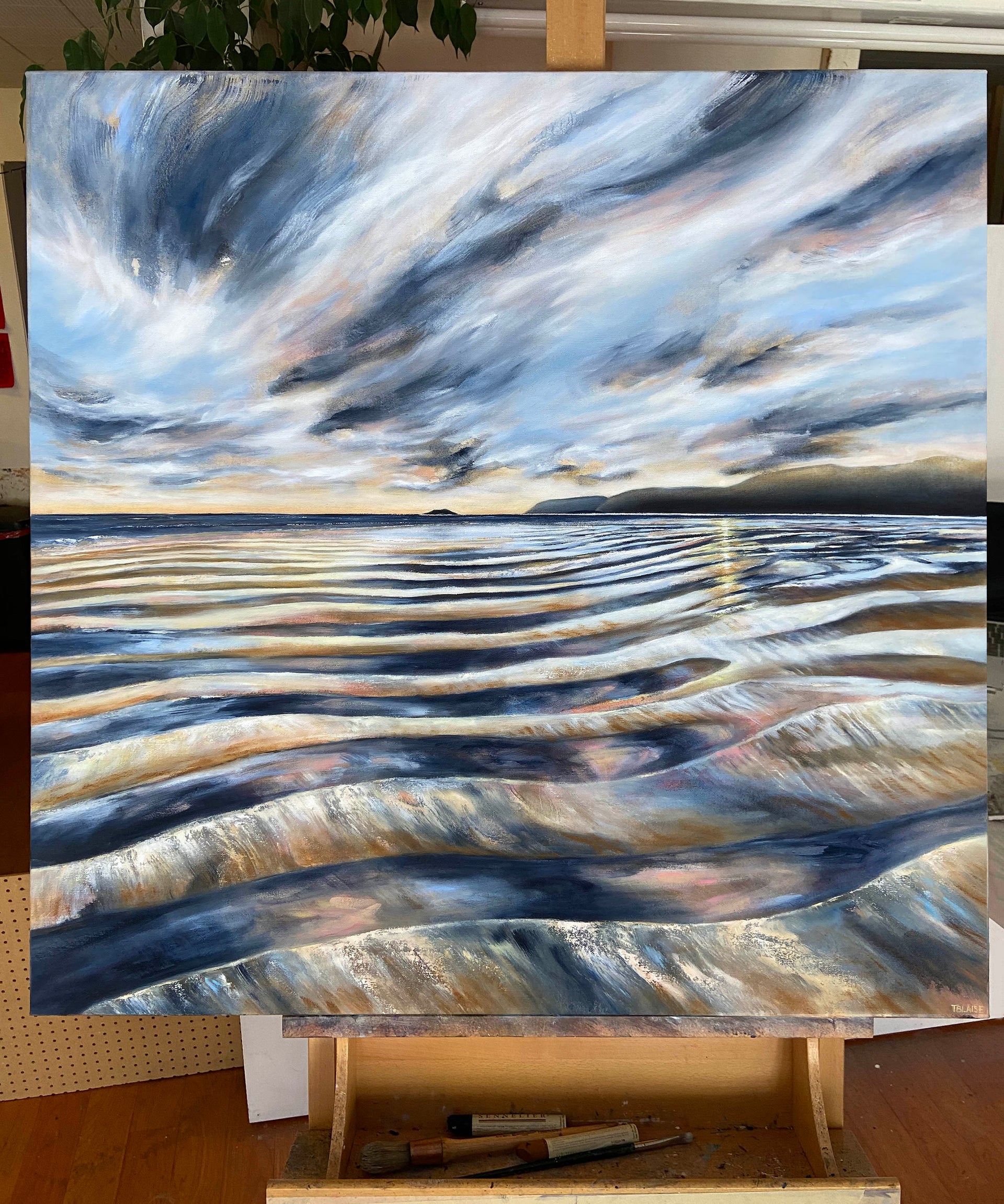 Water's Sand by Tiffany Blaise - mixed media artwork | UGallery