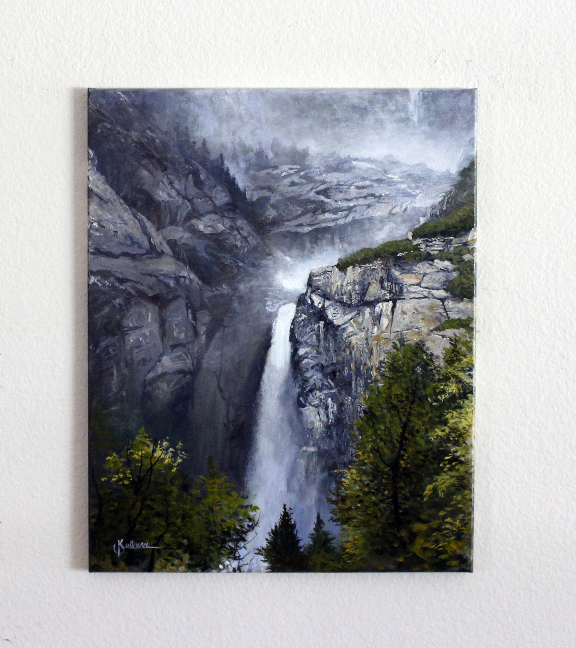 Falls at Yosemite by Kent Sullivan - oil painting | UGallery